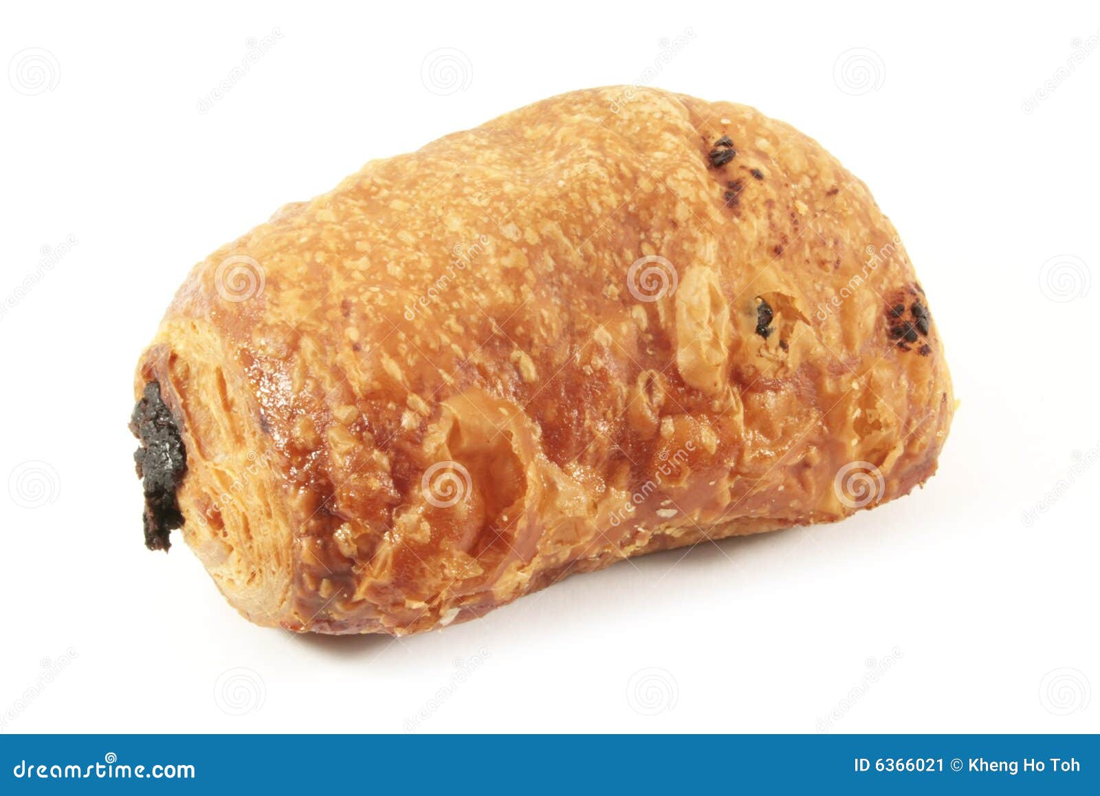 Chocolate Danish Roll Pastry Stock Image - Image of isolated, food: 6366021