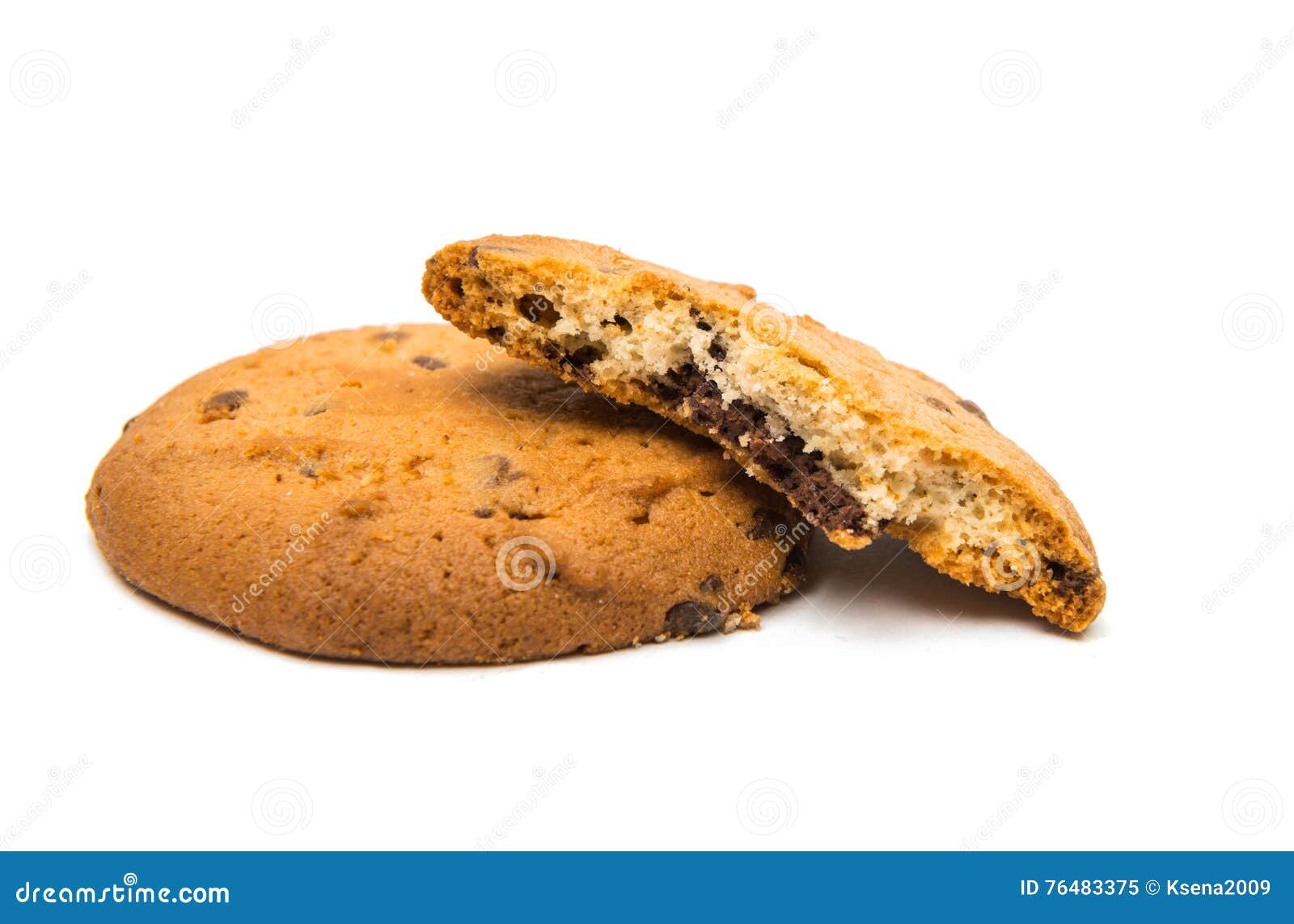Chocolate De Leite Crocante Das Cookies Imagem de Stock - Imagem de ...
