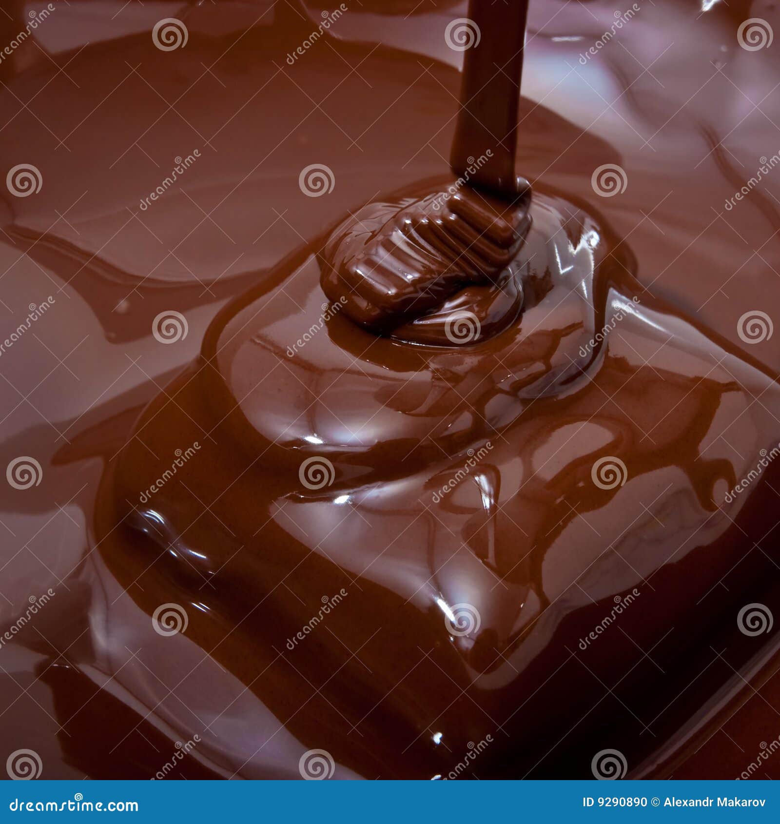 Chocolate derretido foto de archivo. Imagen de textura - 9290890