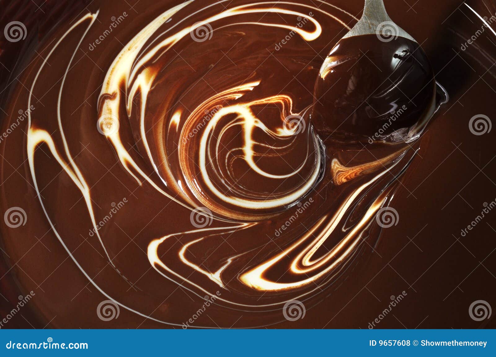 Chocolate derretido foto de stock. Imagem de isolado, textura - 9657608