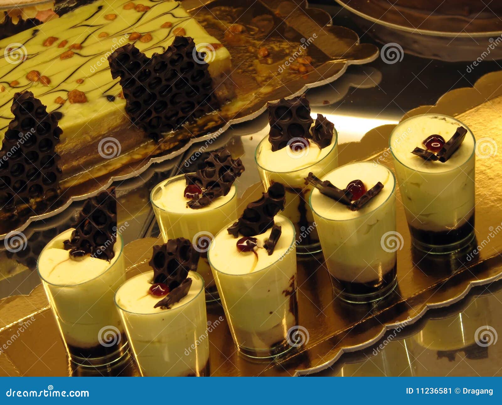 Chocolate desert stock image. Image of decoration, america - 11236581