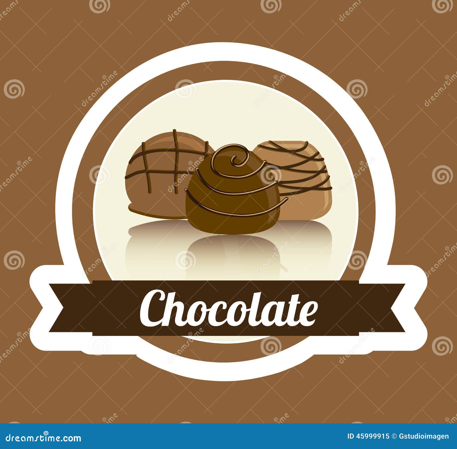Chocolate design stock vector. Illustration of poster - 45999915