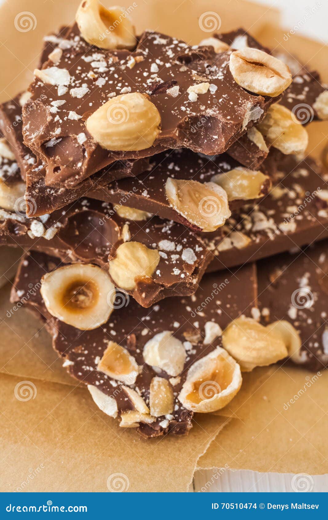 Chocolate with Different Additives Stock Photo - Image of hazelnut ...