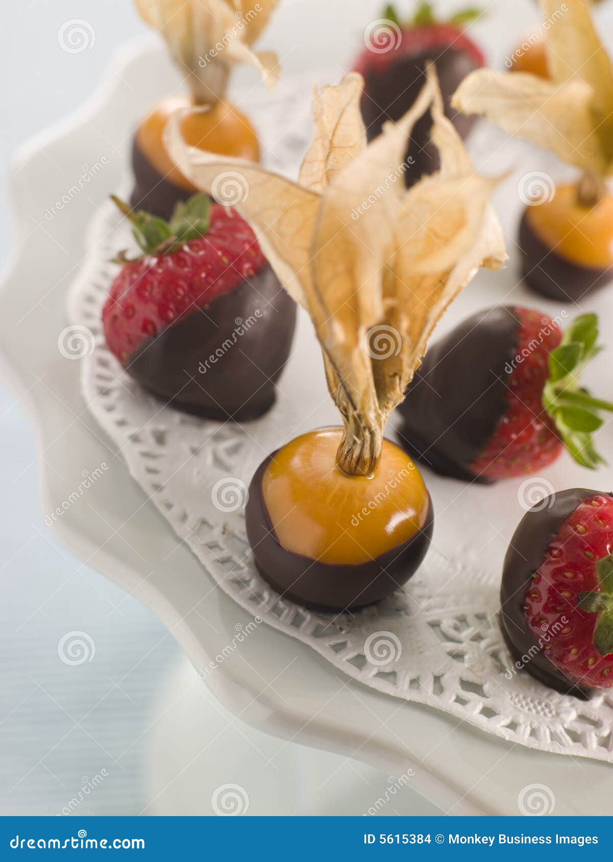 Chocolate Dipped Fruits stock photo. Image of foods, cape - 5615384