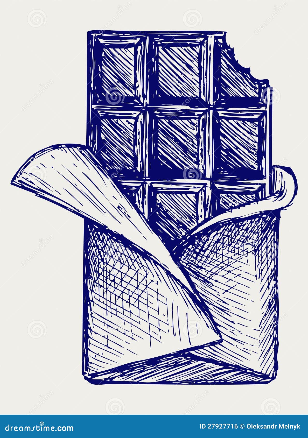 Chocolate. Doodle style stock vector. Illustration of calorie - 27927716