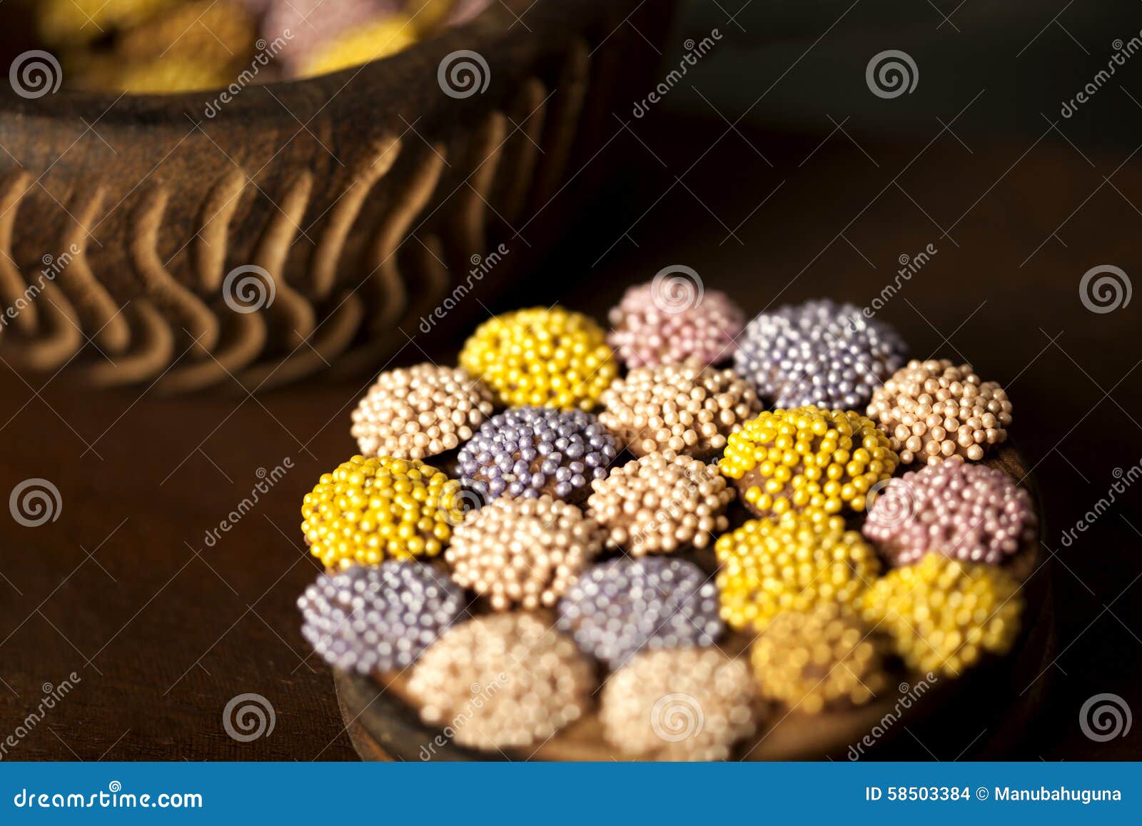 Chocolate Dragees stock photo. Image of confectionery - 58503384