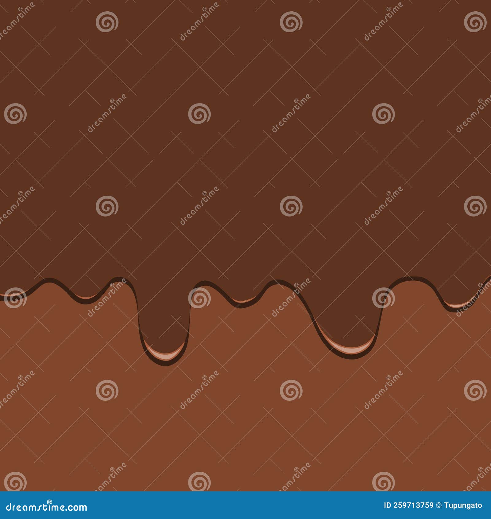 Chocolate Drip Isolated On Transparent Background. Royalty-Free Stock ...