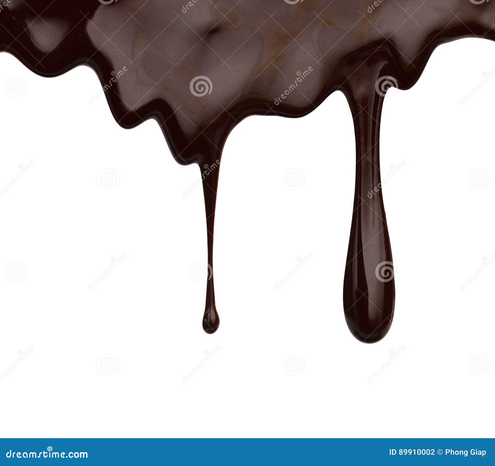 Chocolate Dripping from a Spoon Stock Photo - Image of milk, chocolate ...
