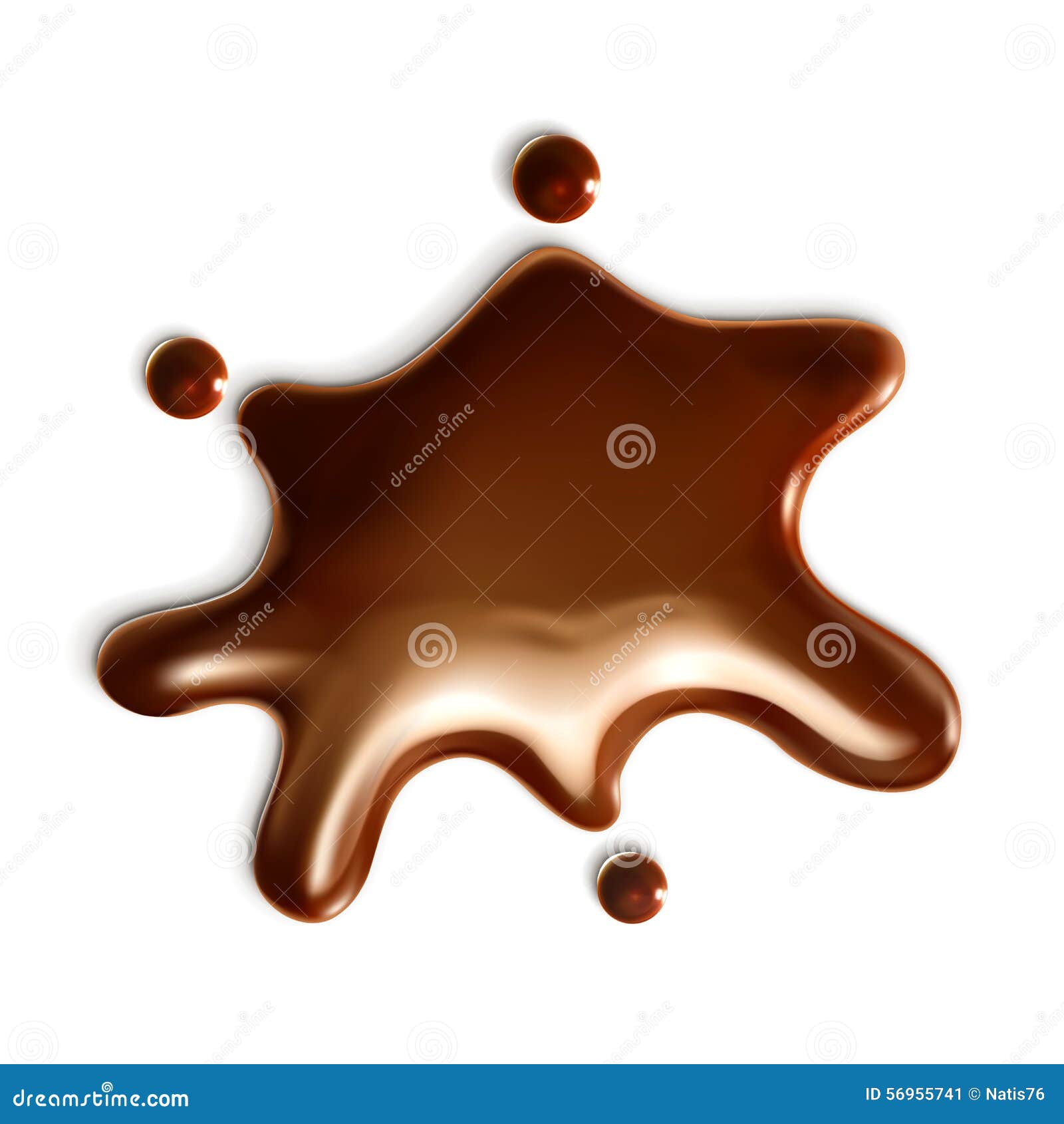 Chocolate Drop Logo. Cakes And Desserts Cafe. Brown Letters On A ...