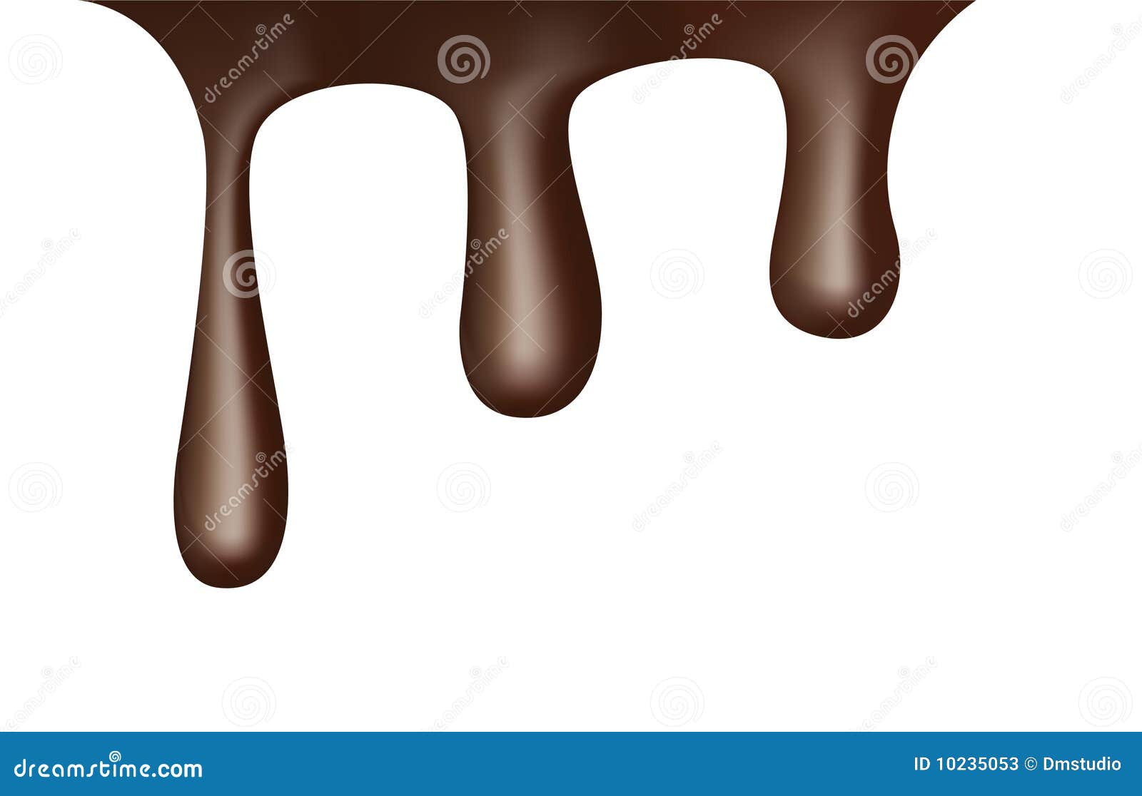 Chocolate drops stock vector. Illustration of curve, food - 10235053