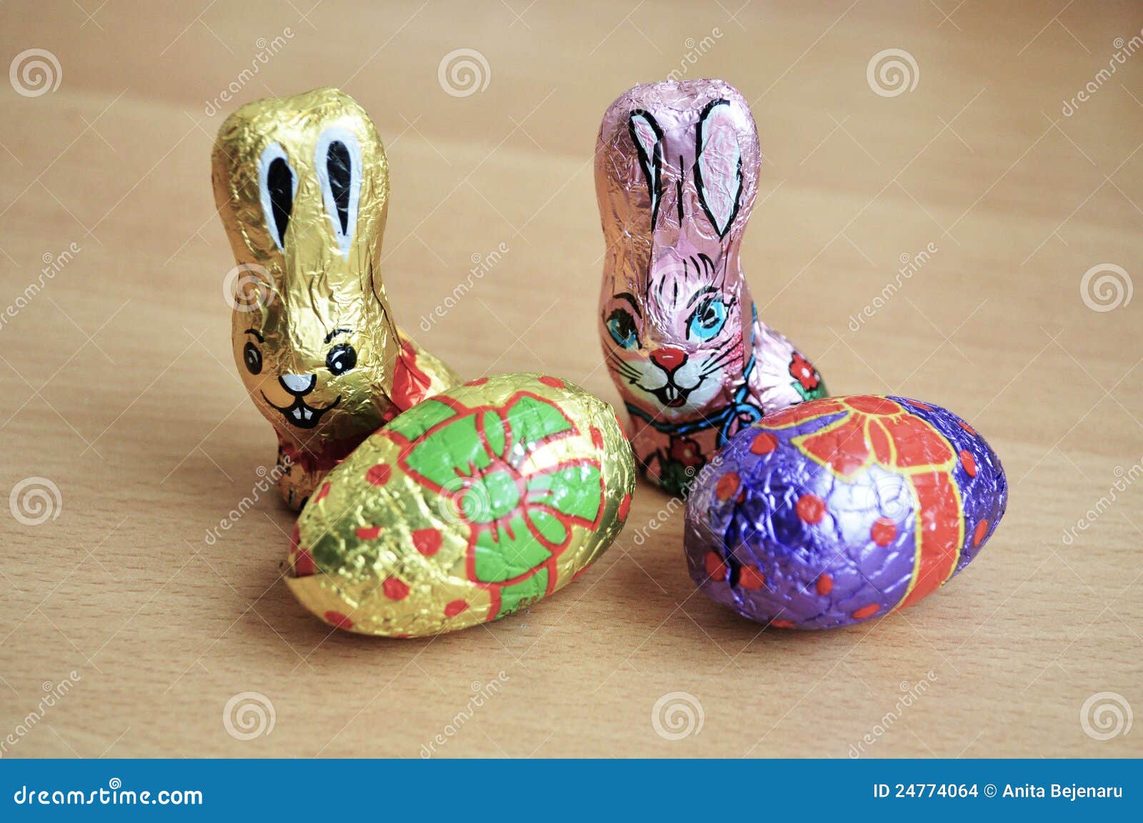 Chocolate easter bunnies stock photo. Image of bunnies - 24774064