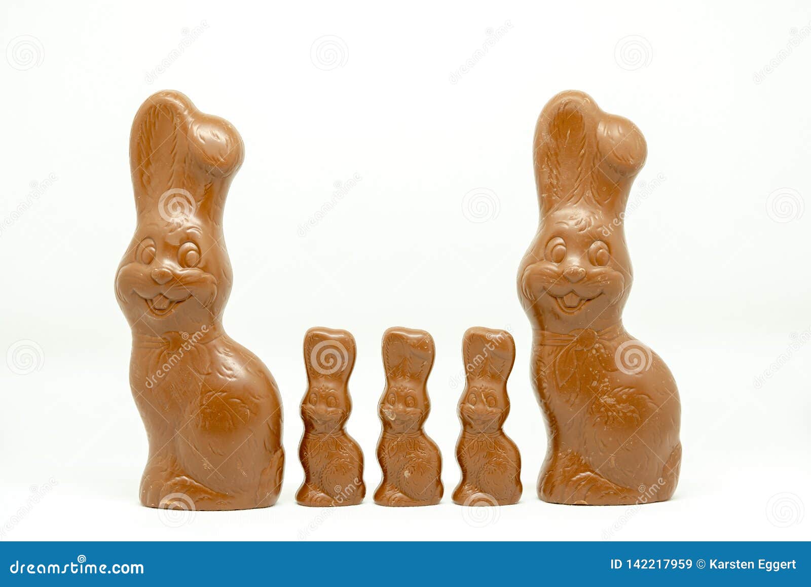 Chocolate Easter bunny stock image. Image of bunnies - 142217959