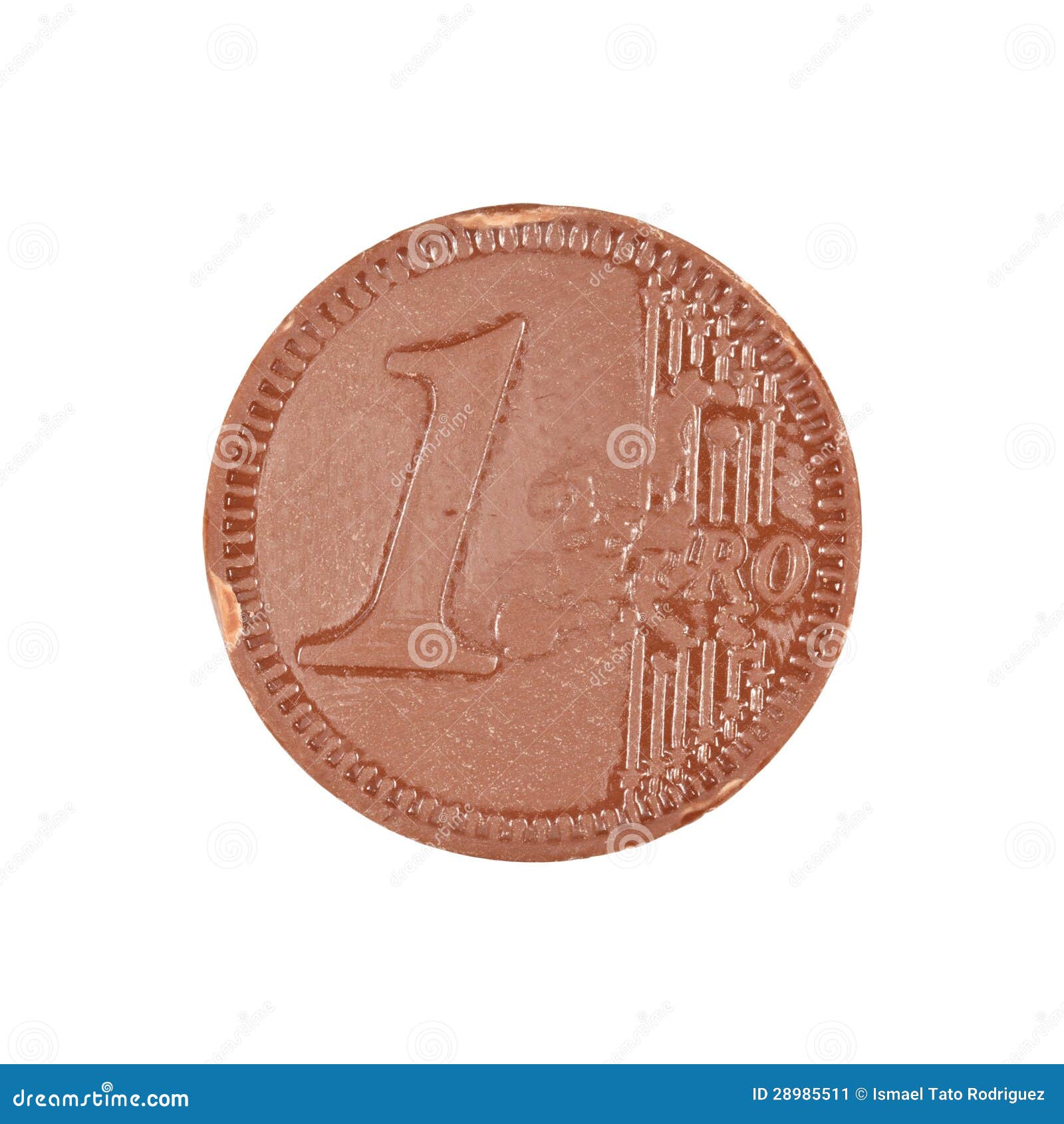 Chocolate Euro Coin stock image. Image of edible, europe - 28985511