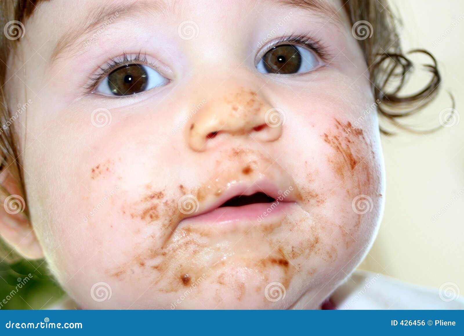 Chocolate Face 2 stock photo. Image of food, like, face - 426456