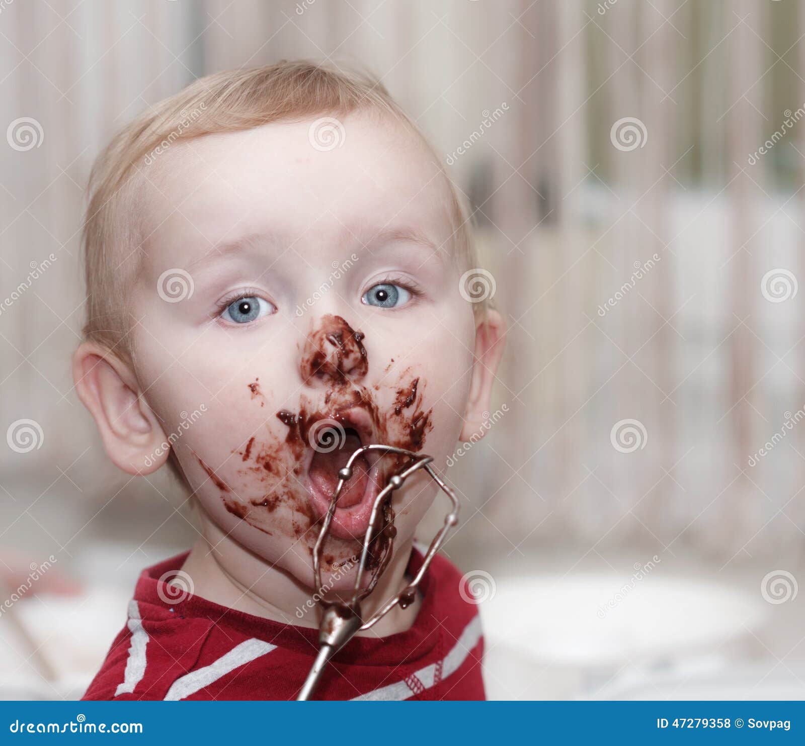 Chocolate on face stock photo. Image of enjoy, happy - 47279358