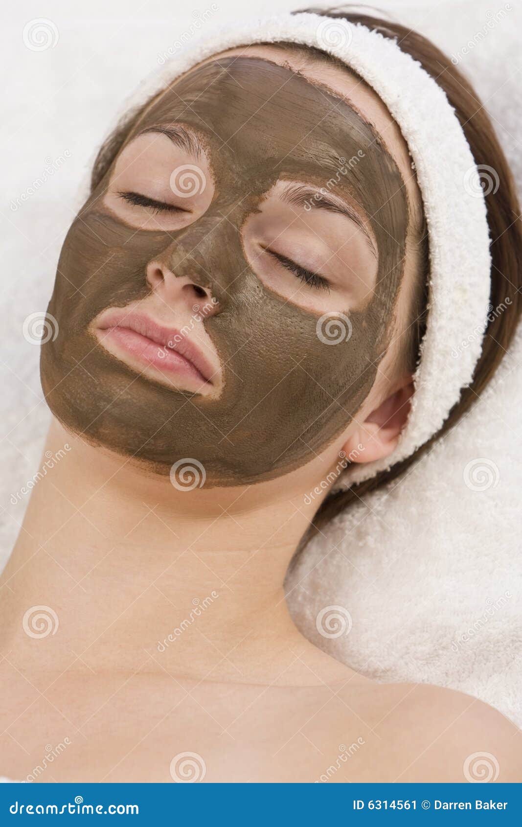 Chocolate Face Mask stock image. Image of brush, health - 6314561