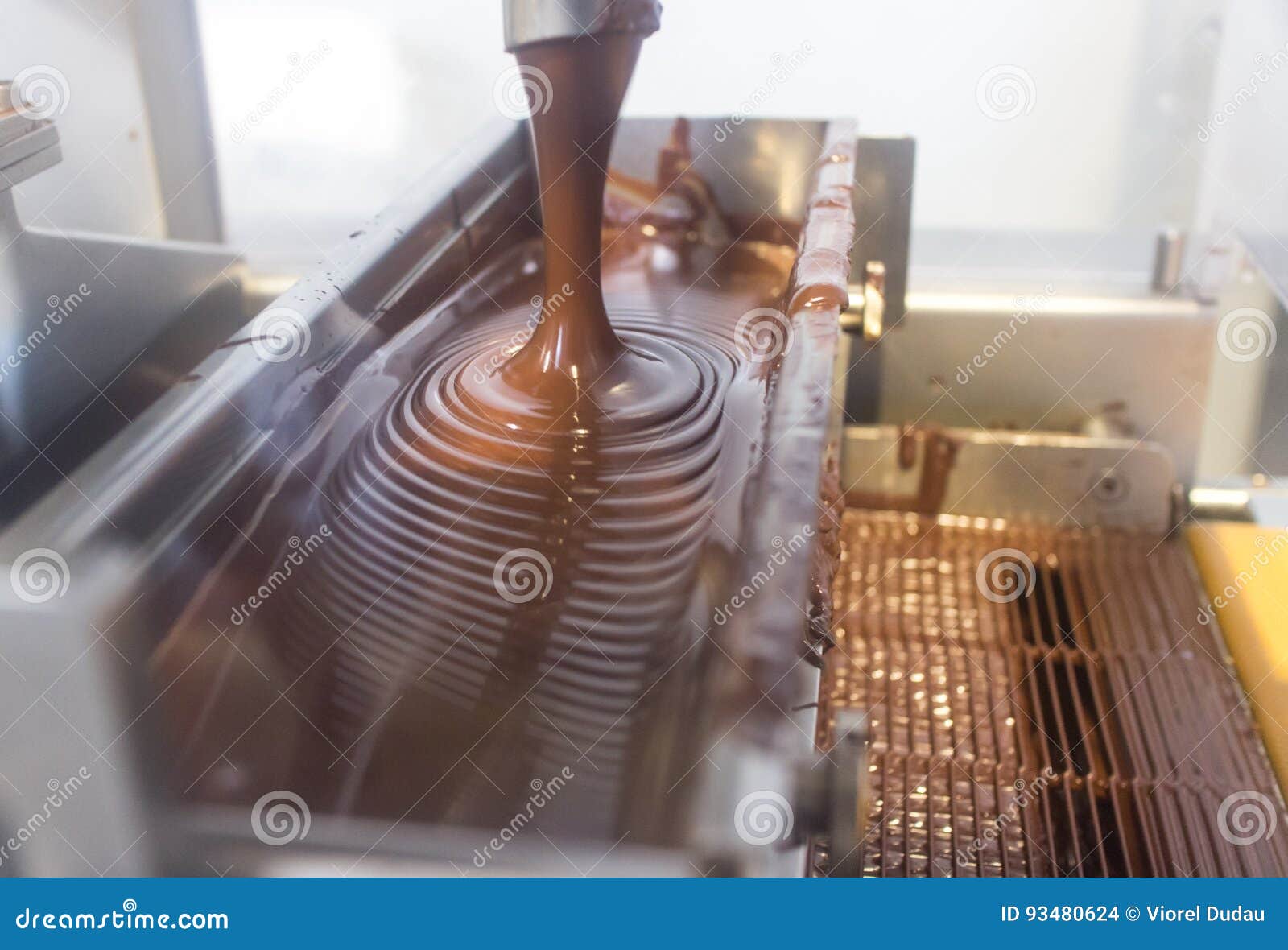 Chocolate factory stock photo. Image of workshop, system - 93480624