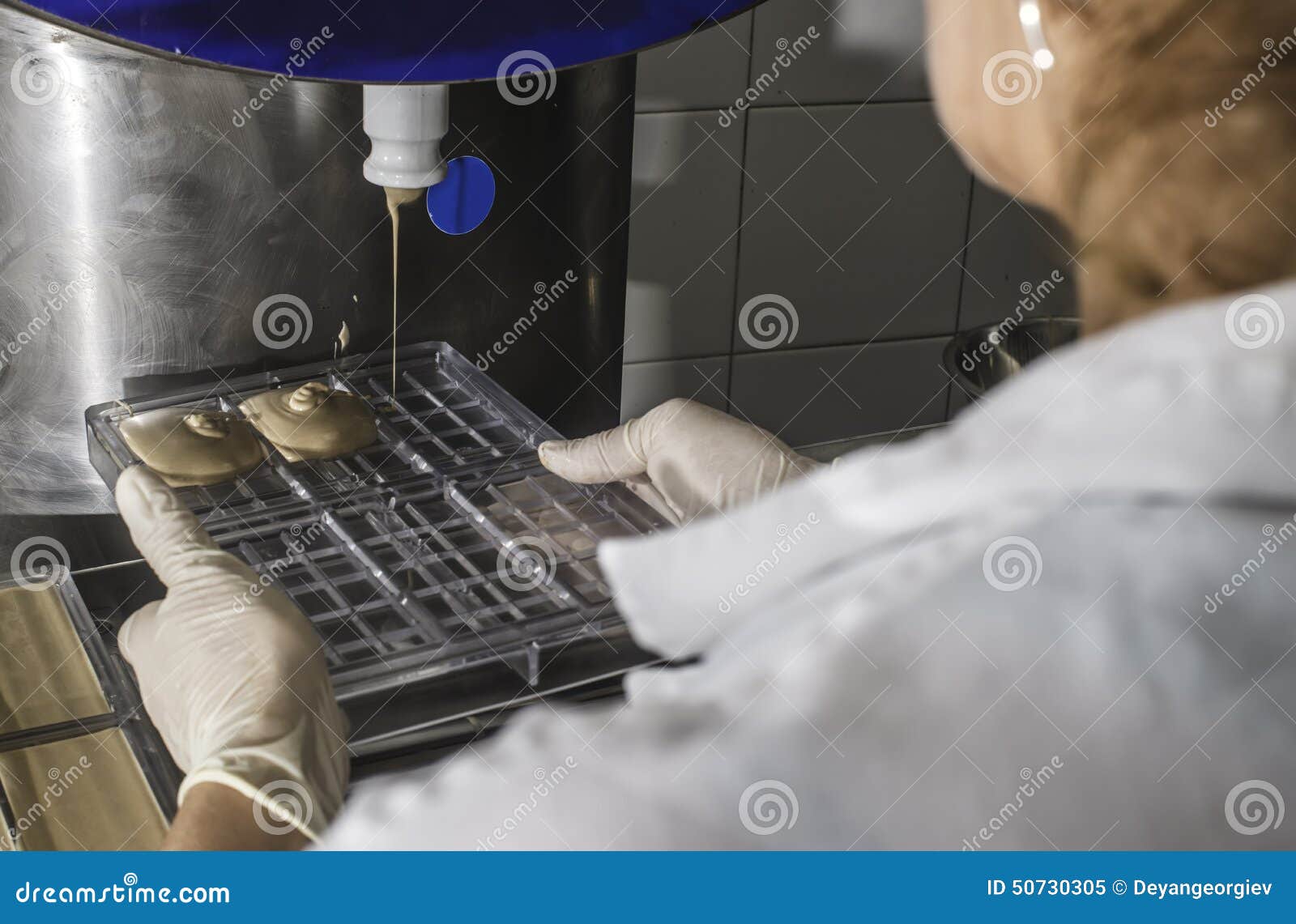 Chocolate factory stock image. Image of dessert, industry - 50730305