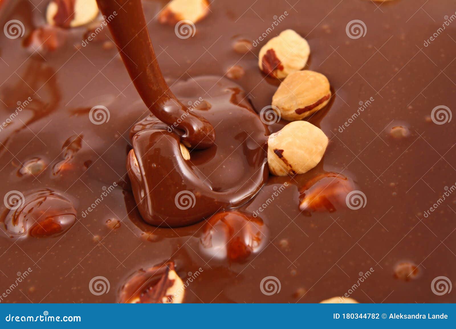 Chocolate Falling from Above Stock Photo - Image of dark, creamy: 180344782