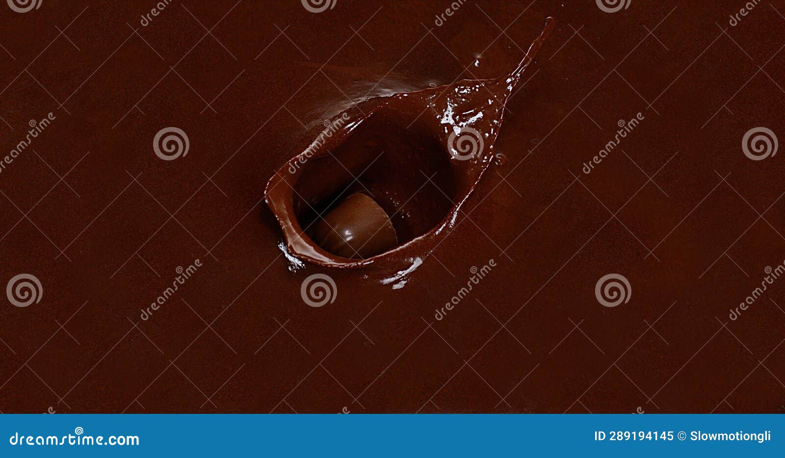 Chocolate Falling into Milk Chocolate Stock Image - Image of chocolates ...