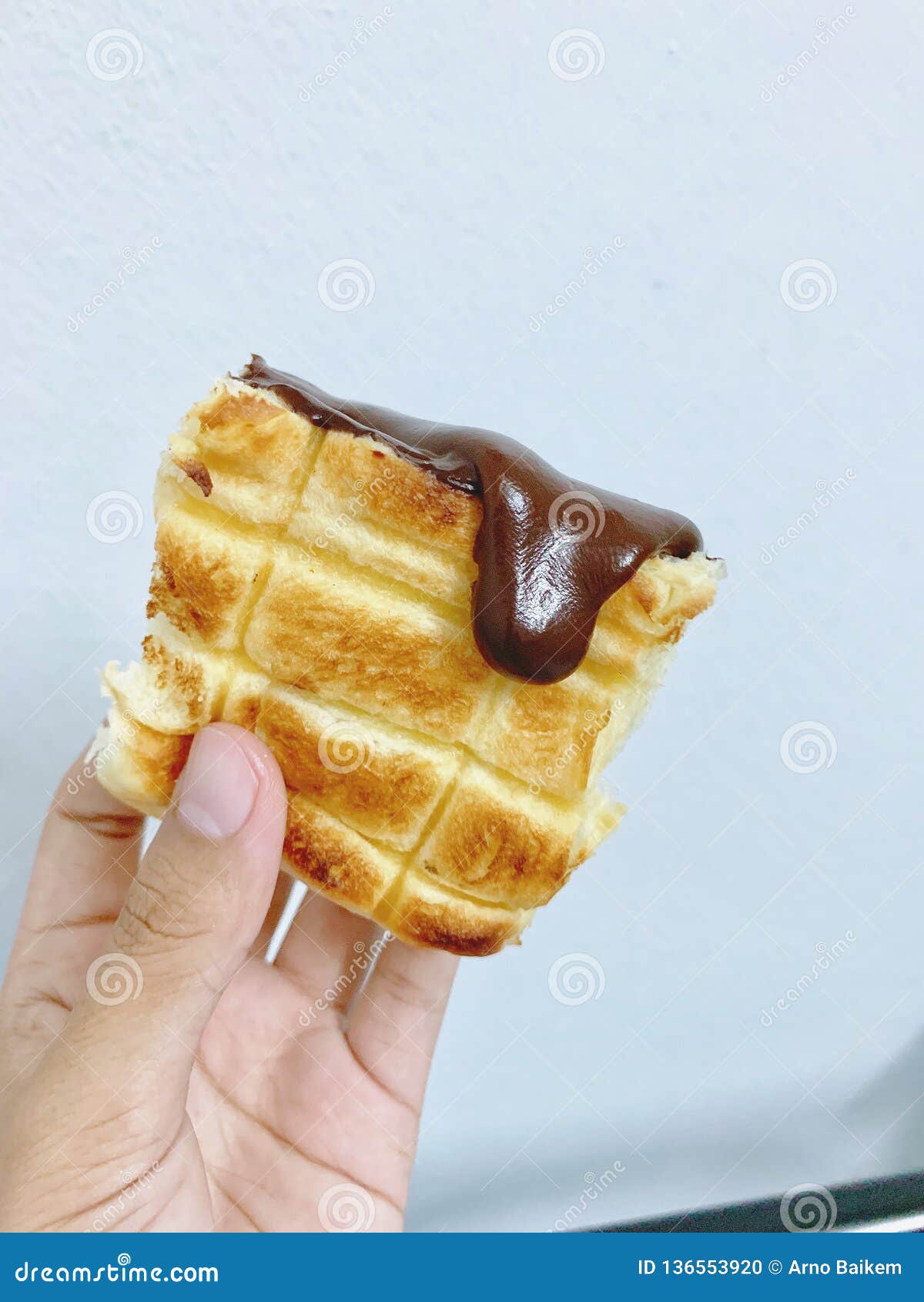 Chocolate Filled Bread Full of Overflowing Stock Photo - Image of bread ...