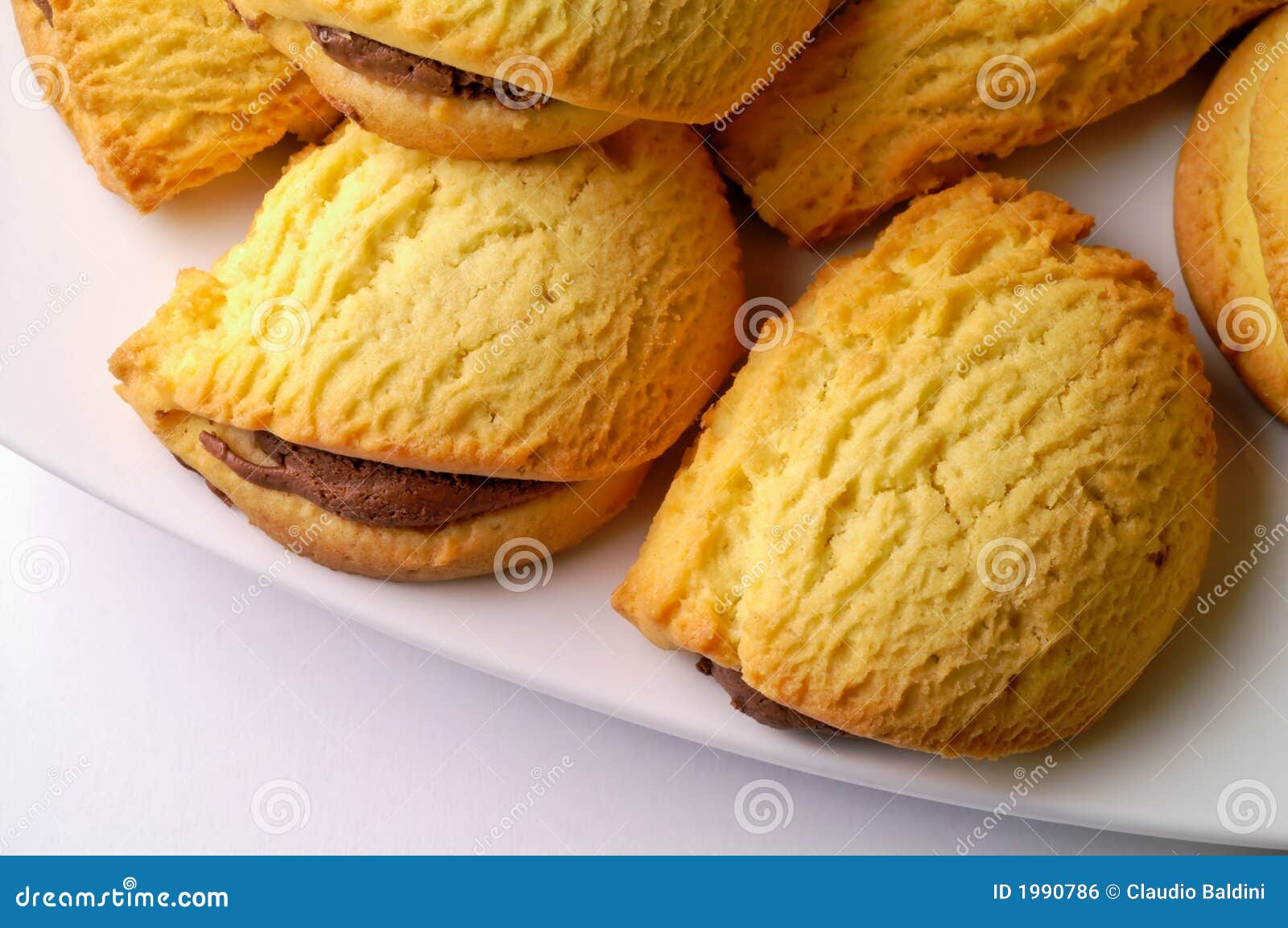 Chocolate filled pastries stock photo. Image of pastry - 1990786