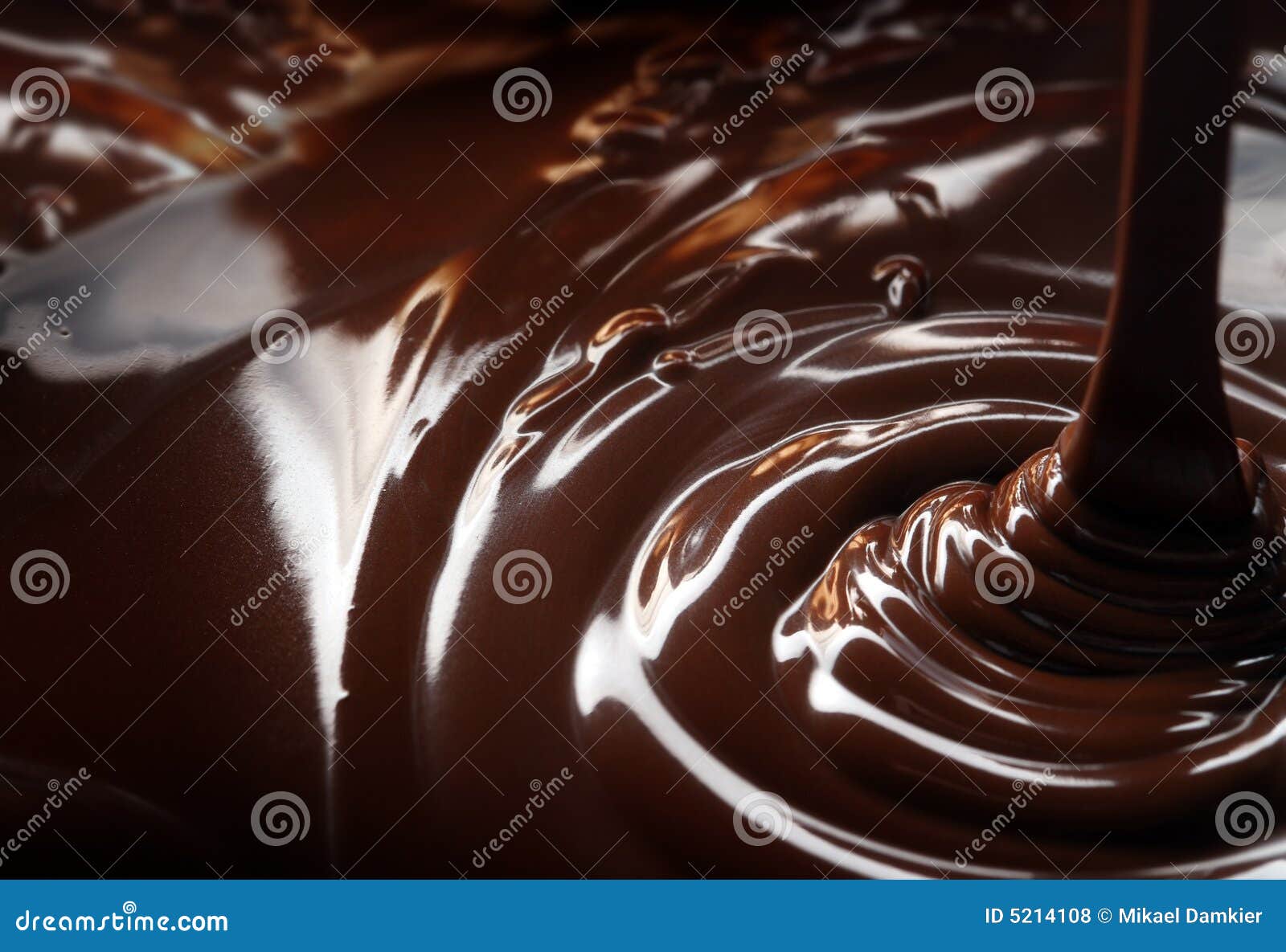 Chocolate flow stock photo. Image of sweet, cooking, milk - 5214108