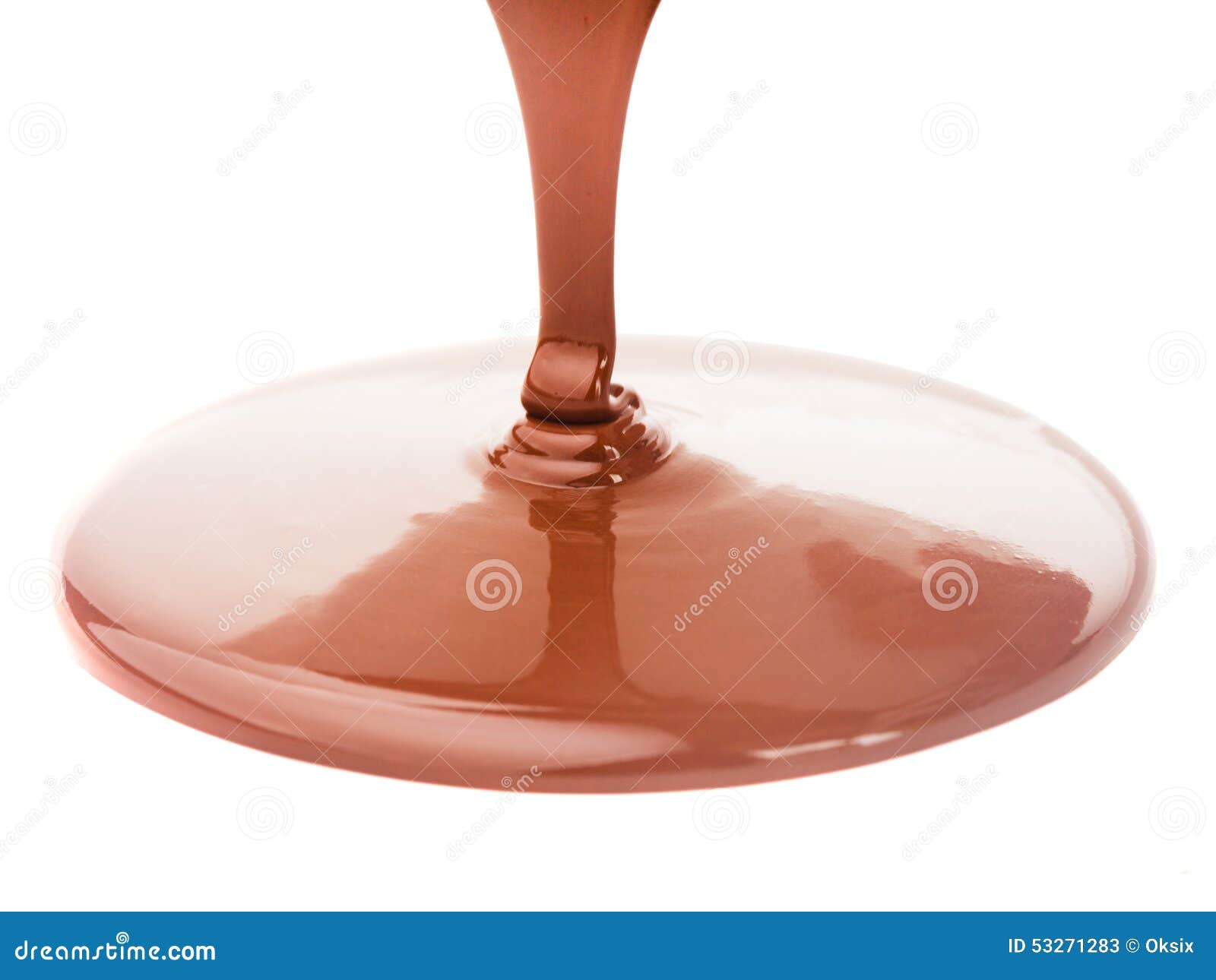 Chocolate flow stock image. Image of gourmet, closeup - 53271283