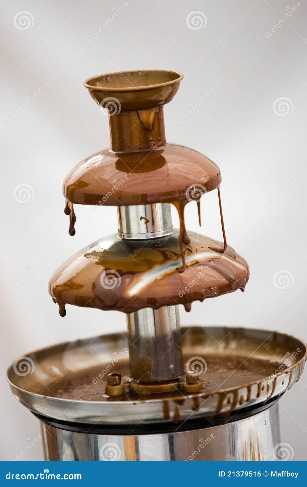 Chocolate fountain stock photo. Image of indoors, cookies - 21379516