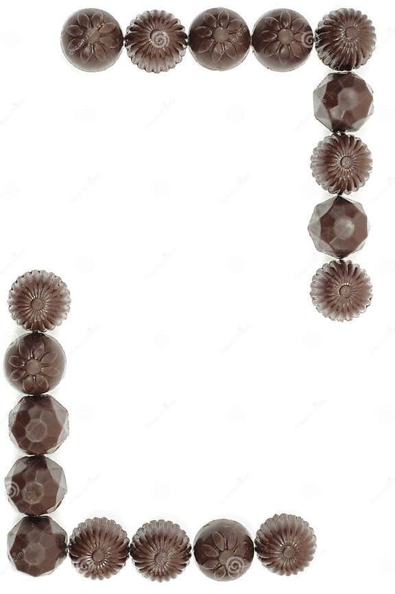 Chocolate frame stock photo. Image of luxury, card, dessert - 18737718