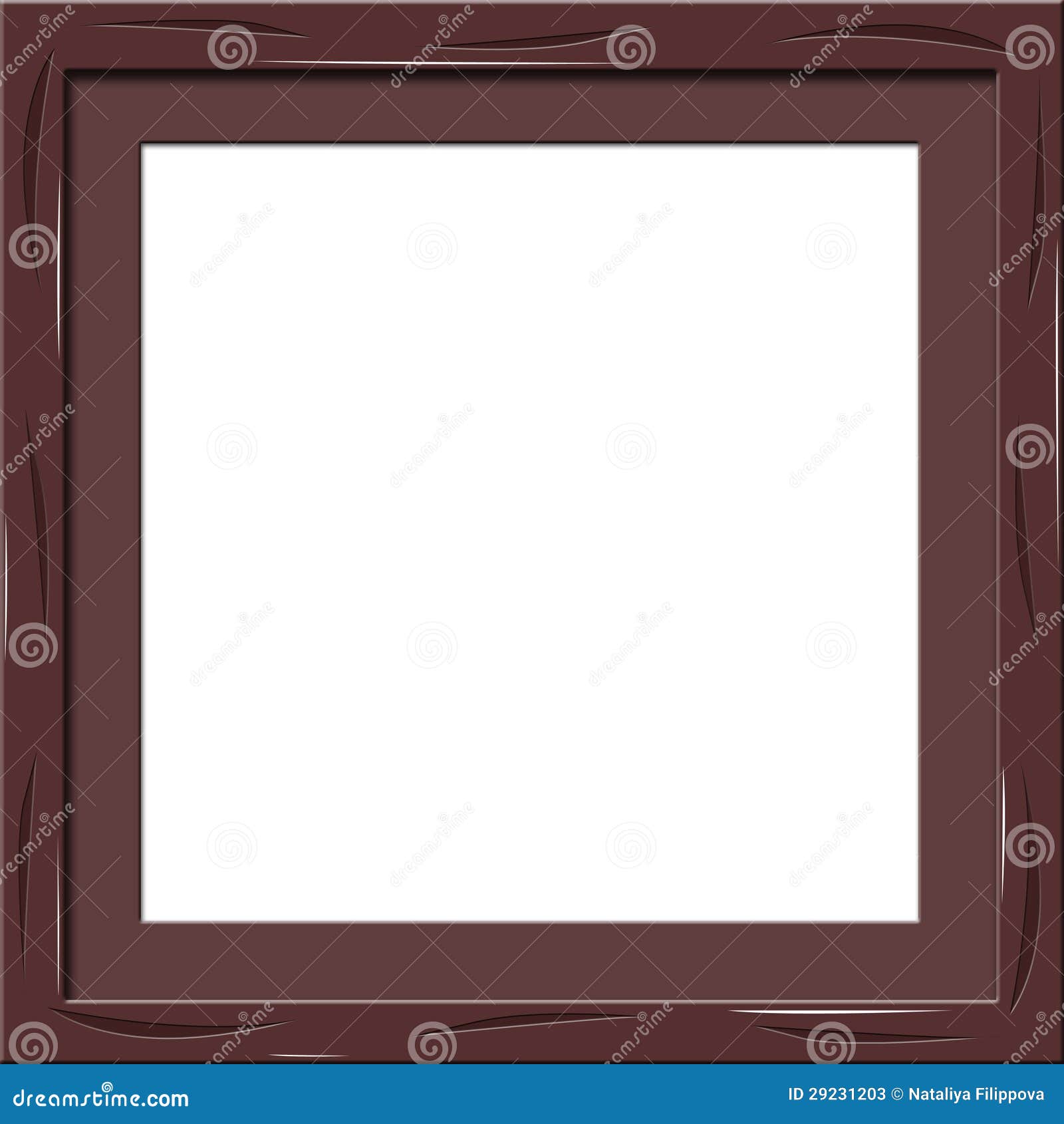 Chocolate frame stock illustration. Illustration of concept - 29231203