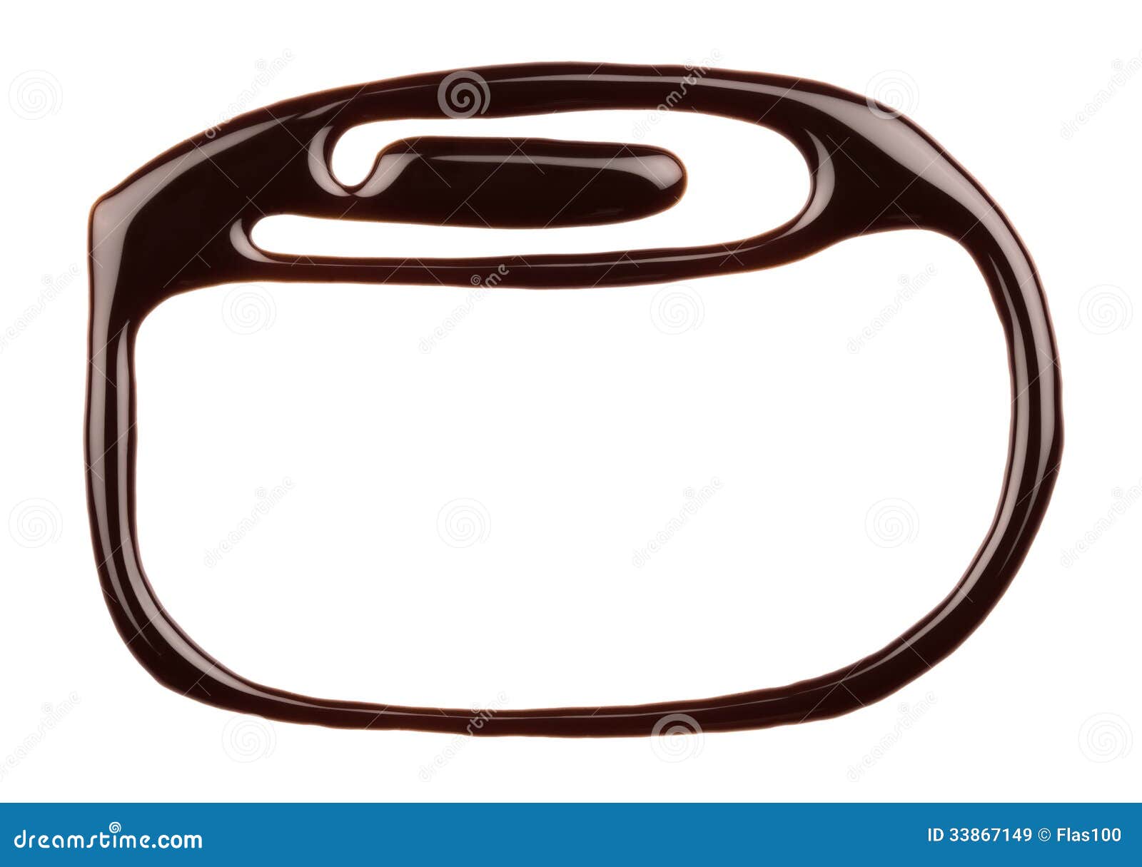 Chocolate frame stock image. Image of dark, decoration - 33867149