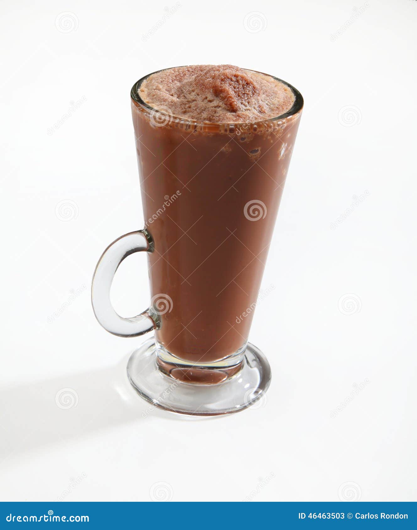 Chocolate frappe slush stock image. Image of food, frappe - 46463503