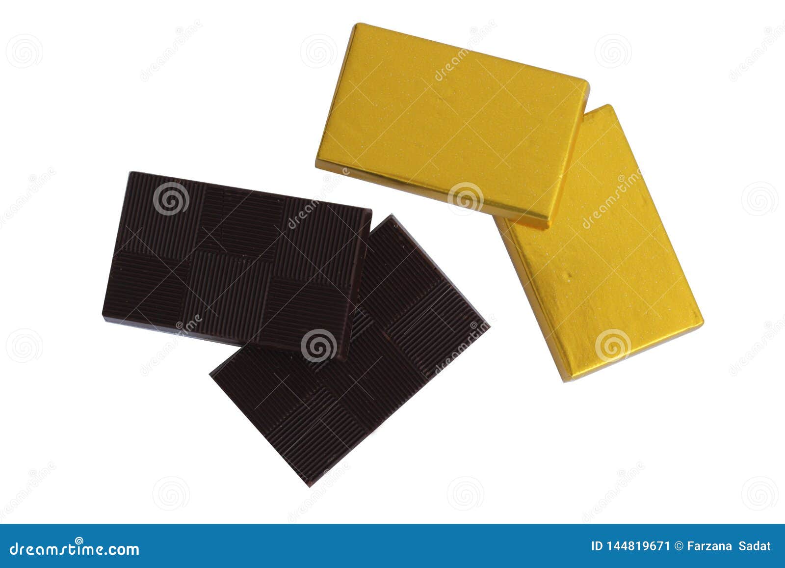 Chocolate gold bar stock image. Image of biscuits, strawberry - 144819671