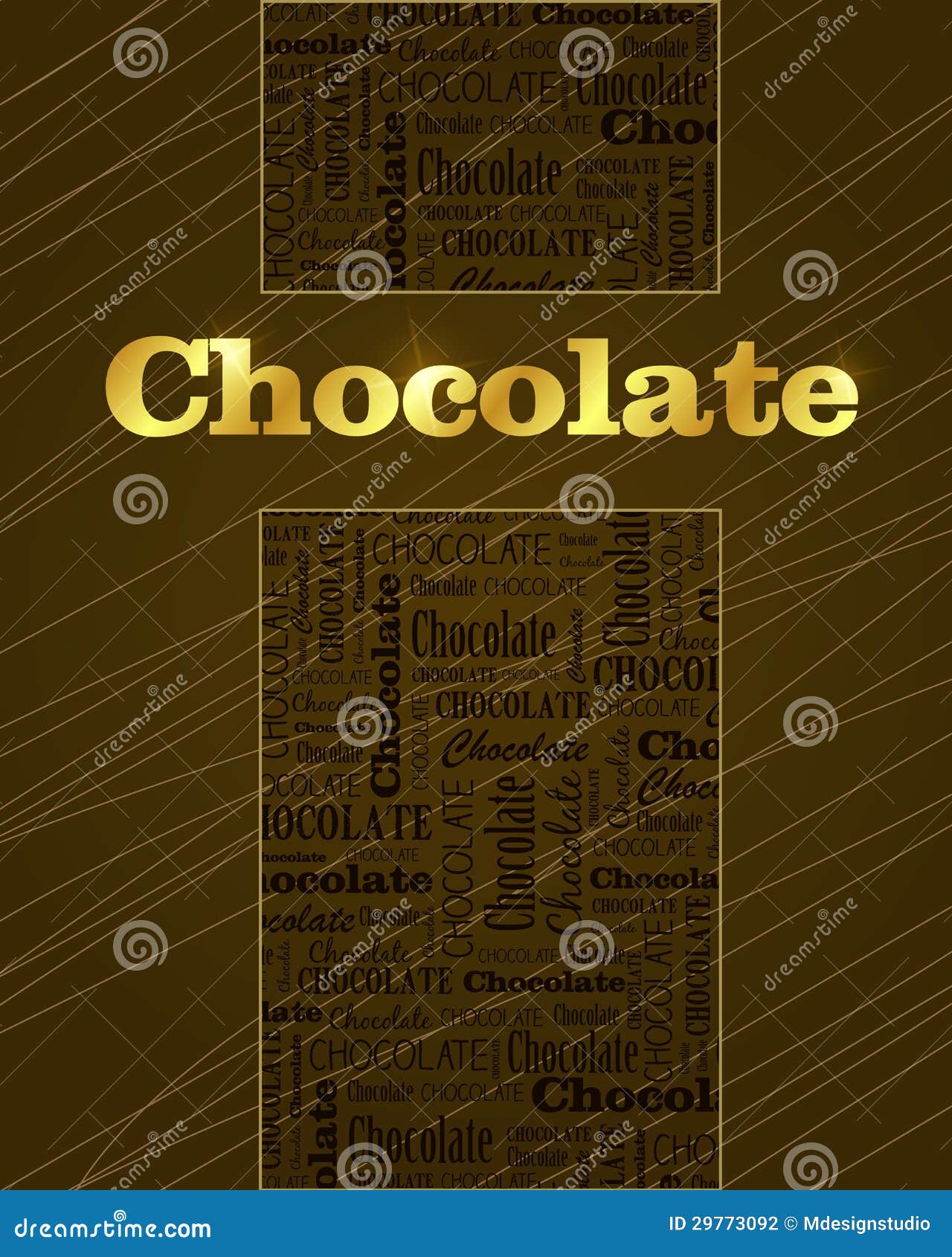 Chocolate Box Template, Vector With Die Cut Layers. Paper Chocolate Box ...