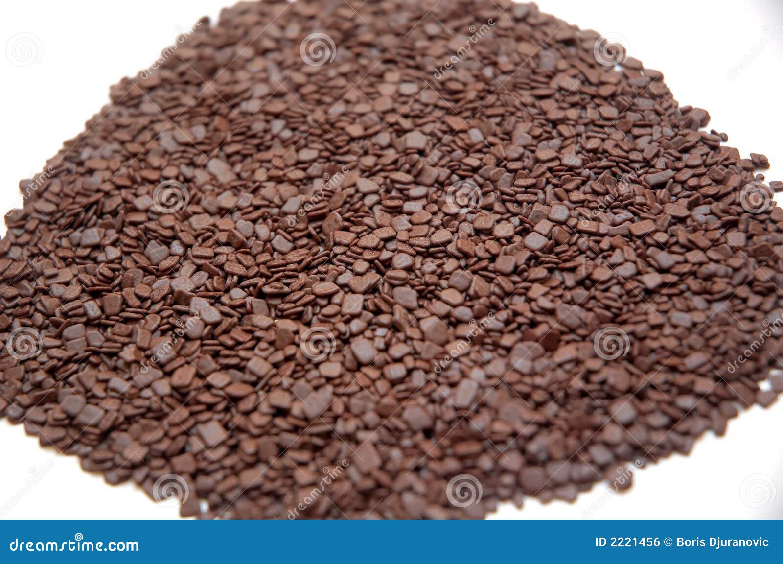 Chocolate granulado foto de stock. Imagem de mancha, chocolate - 2221456
