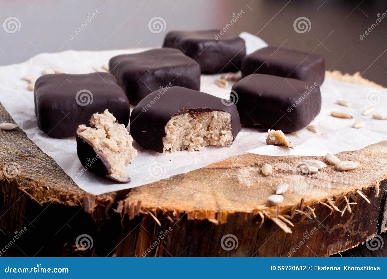 Chocolate handmade candies stock photo. Image of confections - 59720682