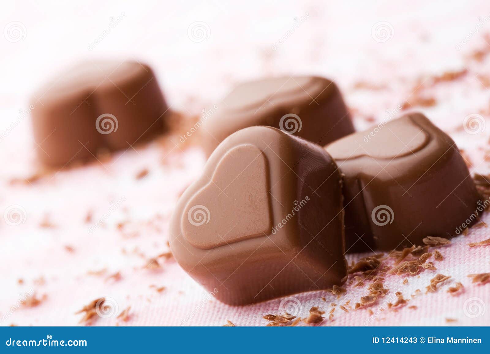 Chocolate heart stock image. Image of gourmet, pleasure - 12414243