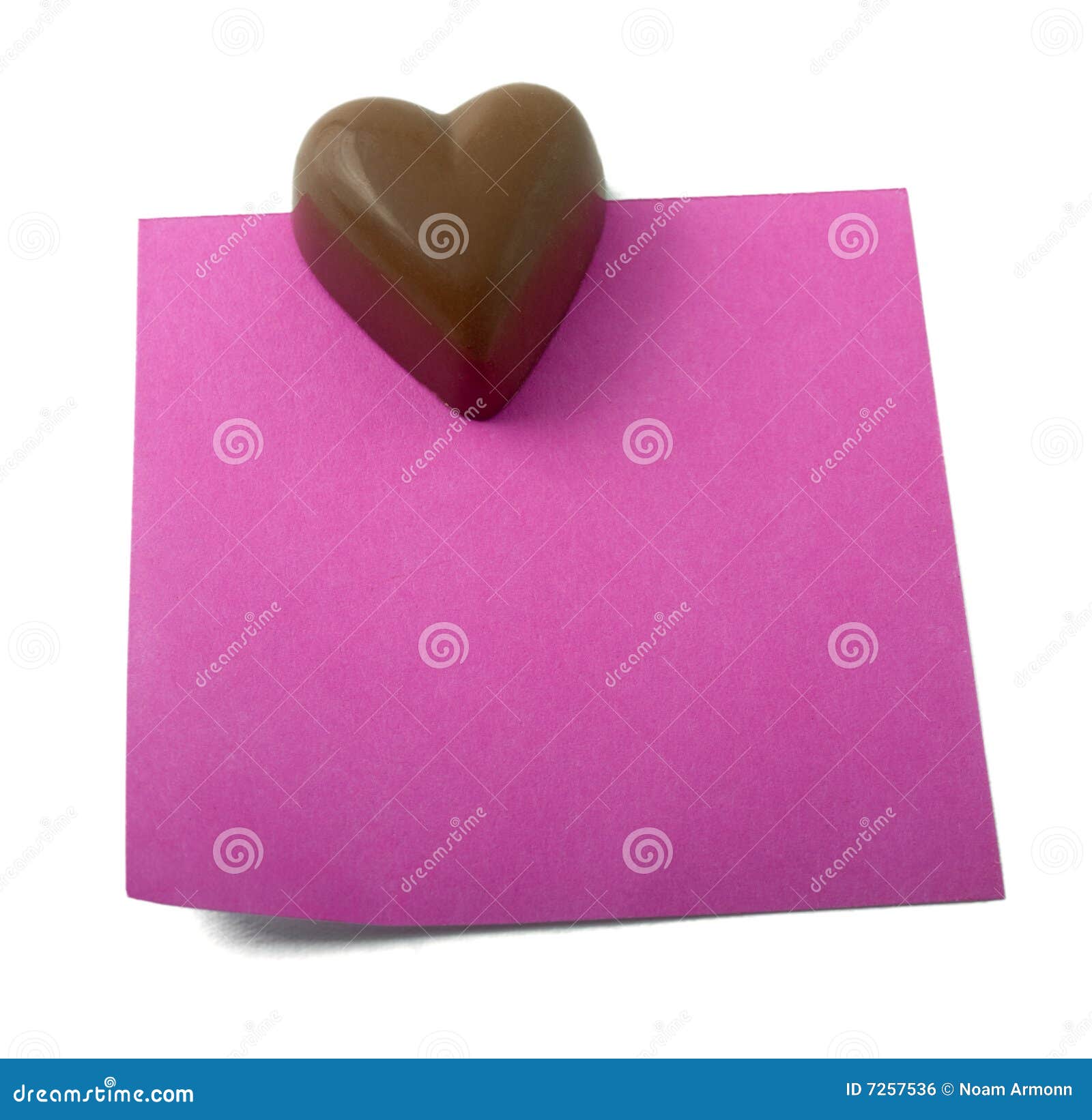 Chocolate heart note stock photo. Image of affection, valentine - 7257536