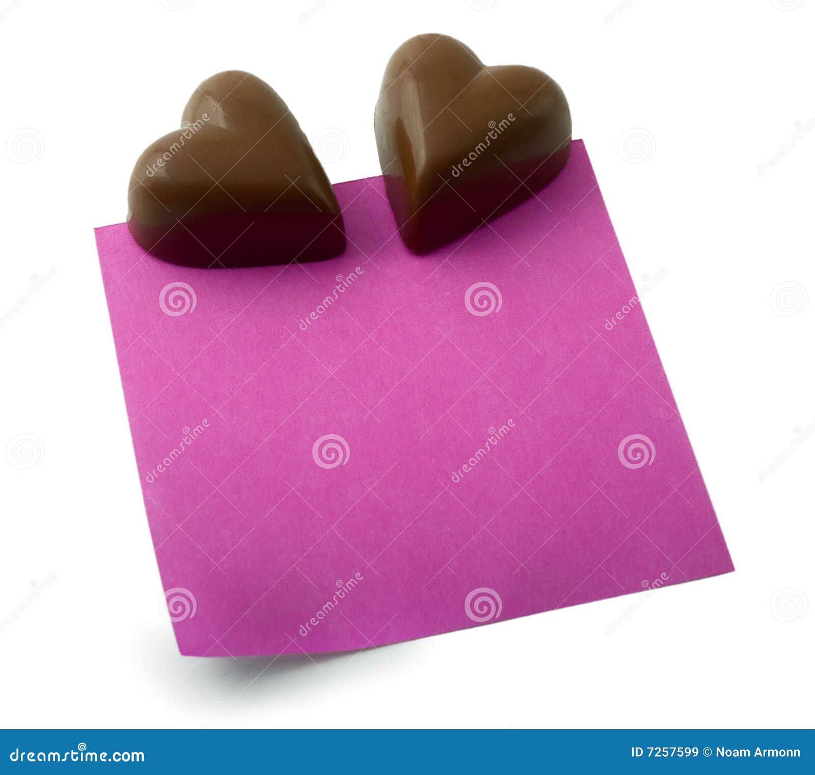Chocolate heart note stock image. Image of valentine, candy - 7257599