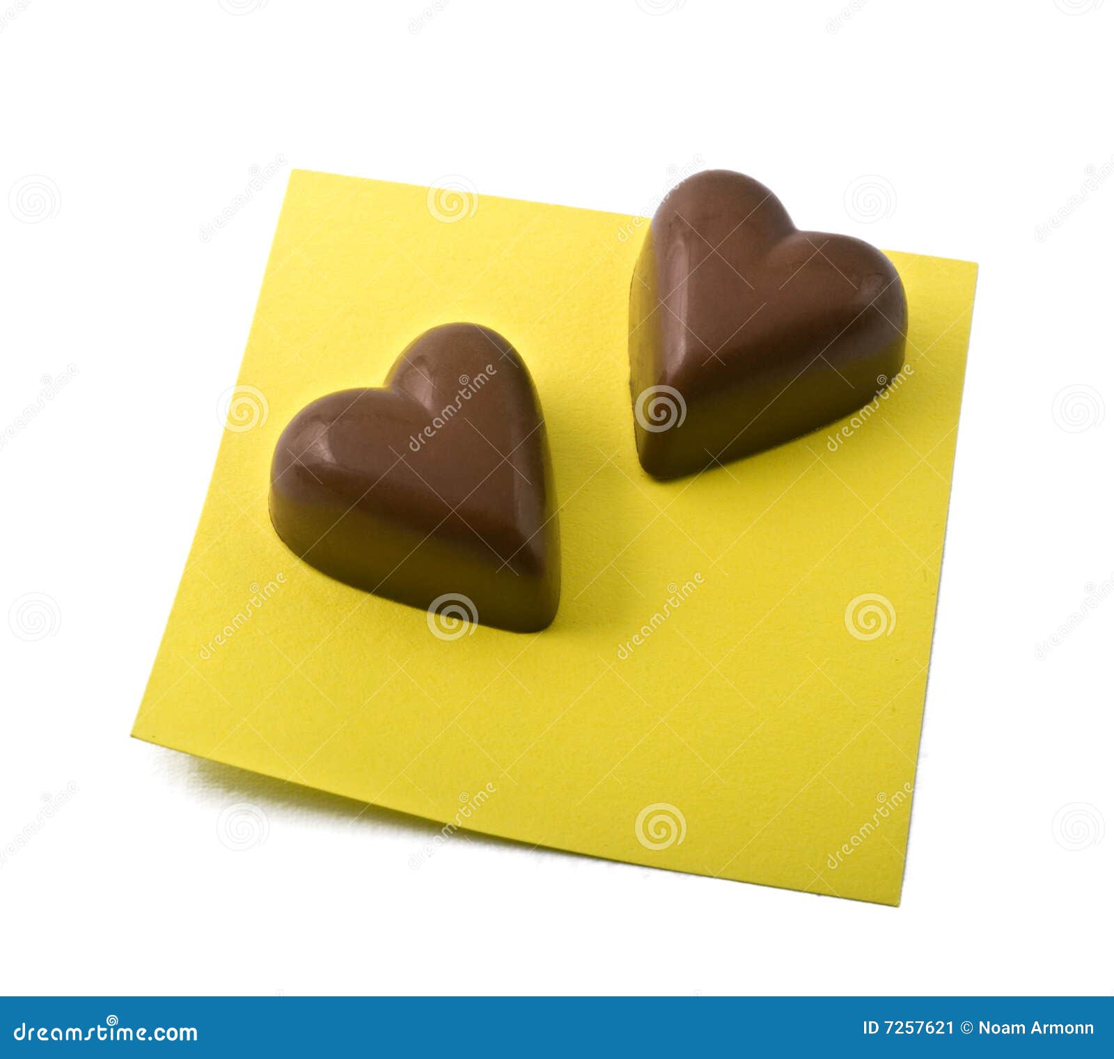 Chocolate heart note stock image. Image of gift, note - 7257621