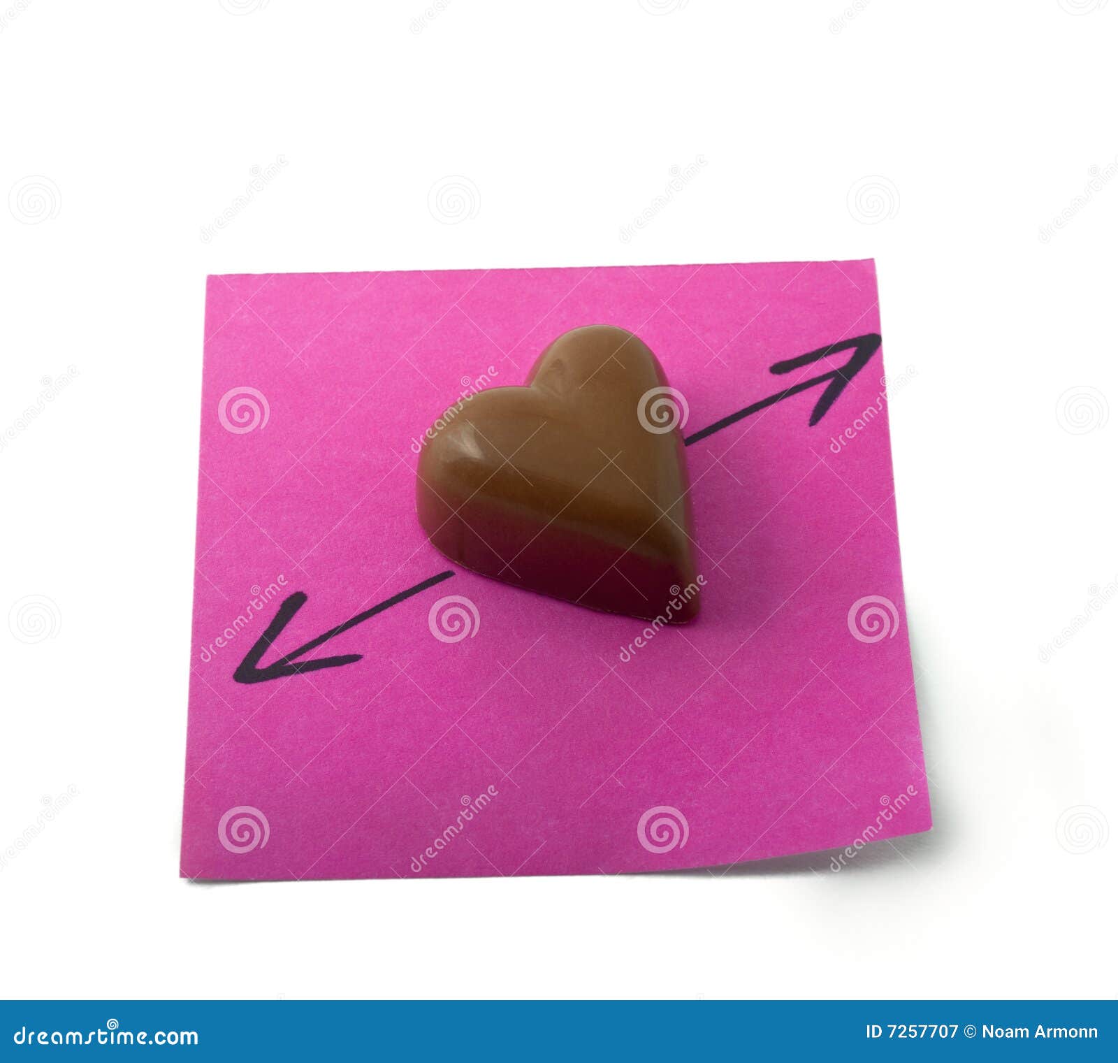 Chocolate heart note stock image. Image of romantic, paper - 7257707