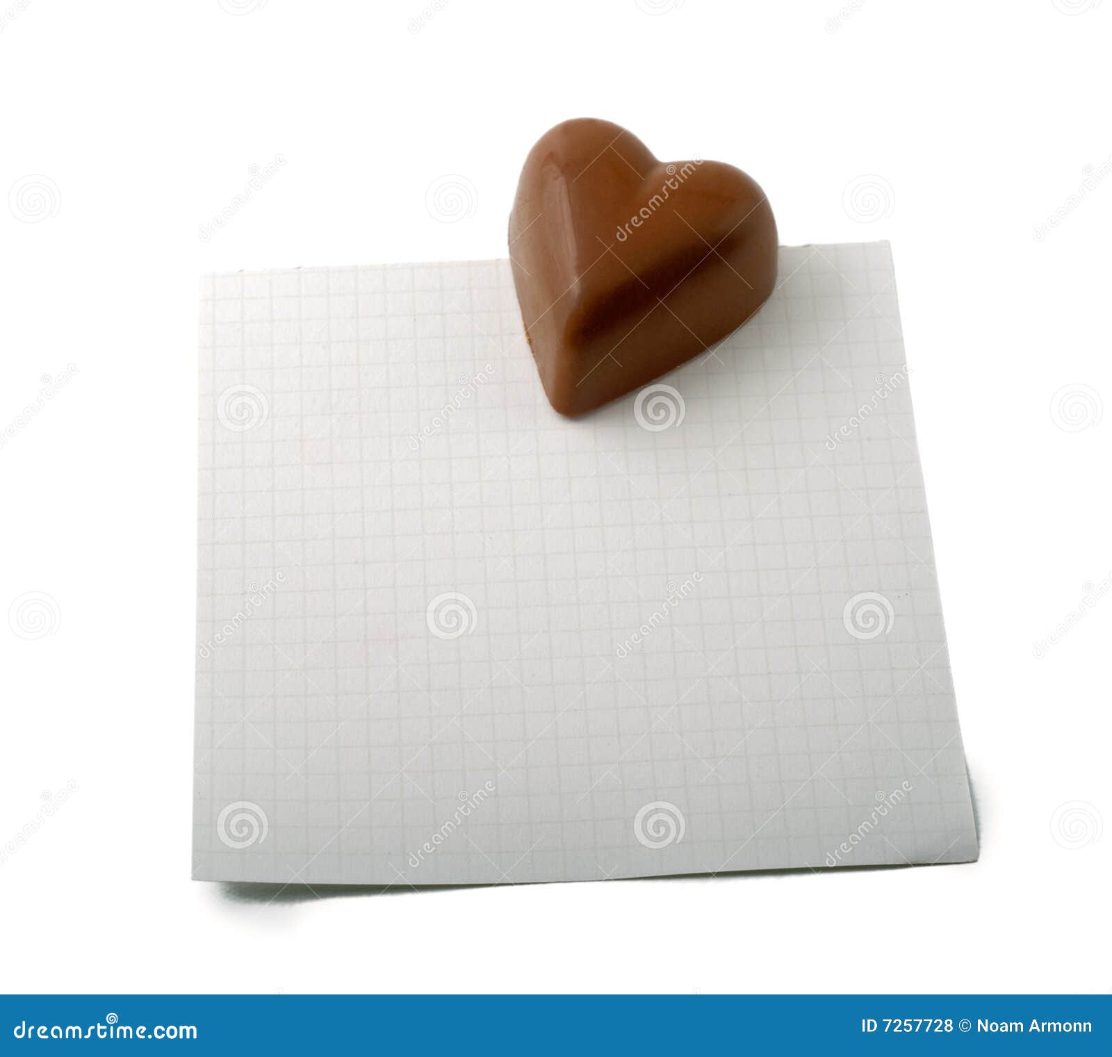 Chocolate heart note stock photo. Image of gift, space - 7257728