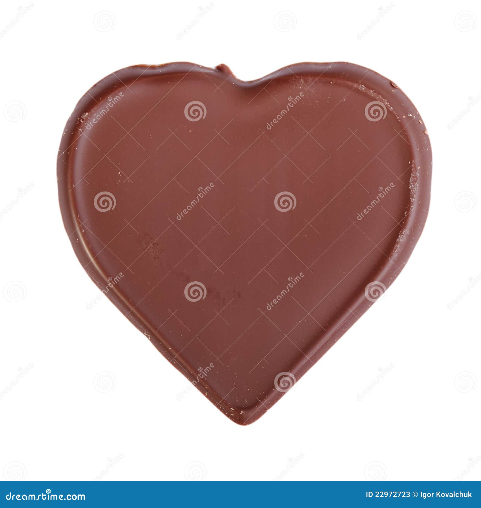Chocolate heart shape stock image. Image of dessert, dark - 22972723