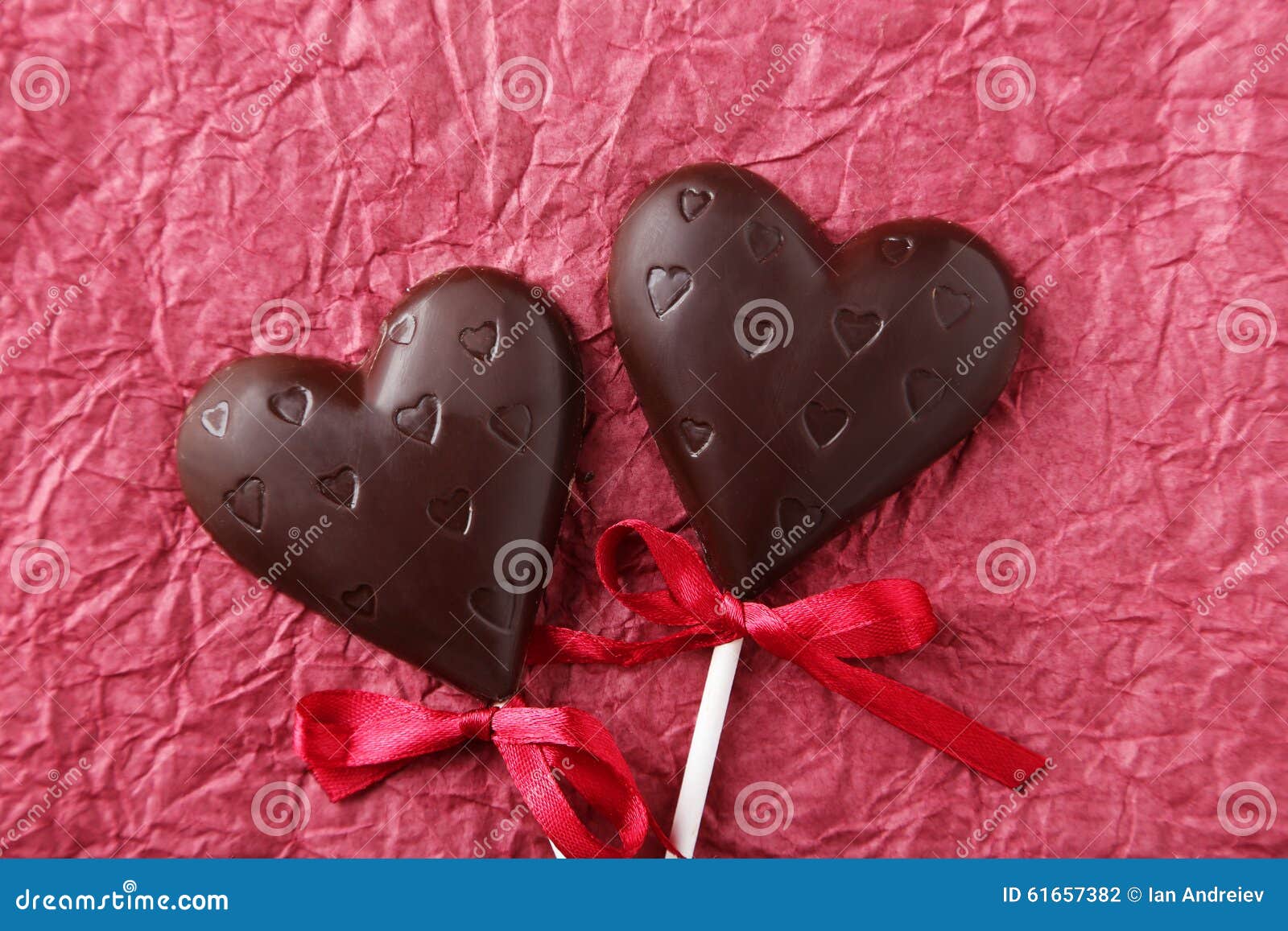 Chocolate hearts stock photo. Image of love, shape, hearts - 61657382