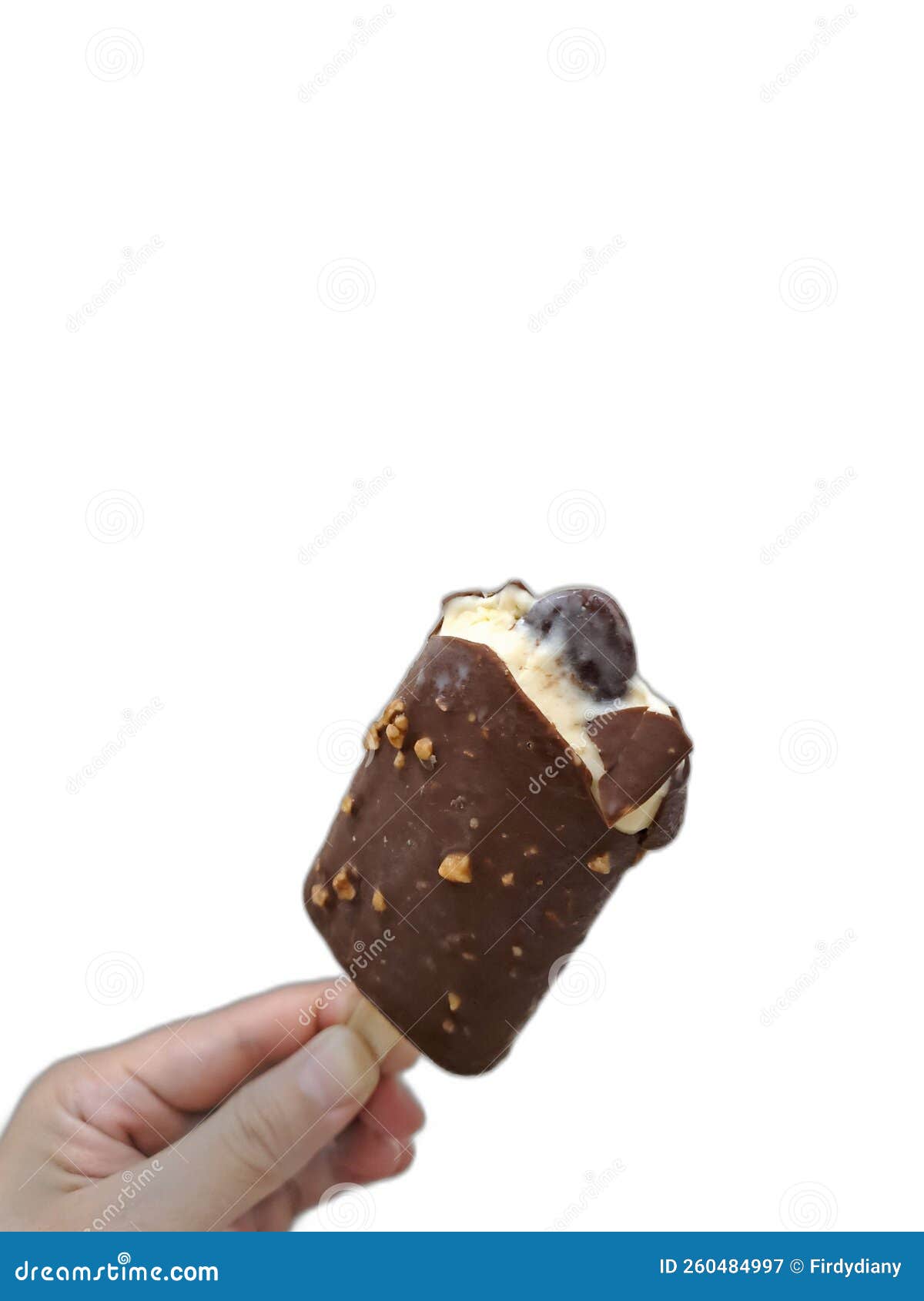 Chocolate Ice Cream in Stick Stock Image - Image of breakfast, cold ...