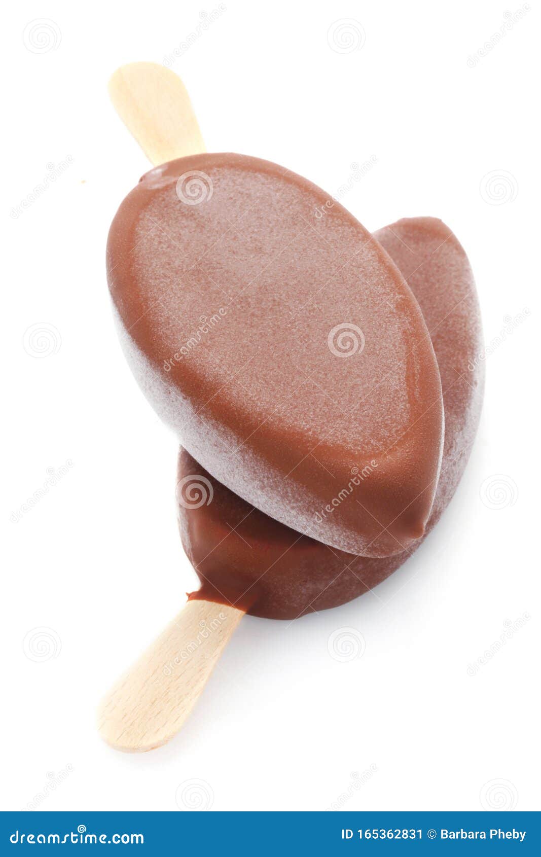 Chocolate Ice Lollies stock image. Image of eating, cream - 165362831