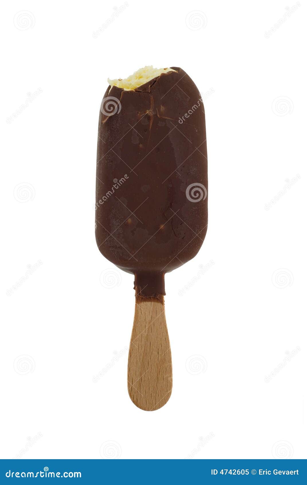 Chocolate icelolly imagen de archivo. Imagen de sabor - 4742605