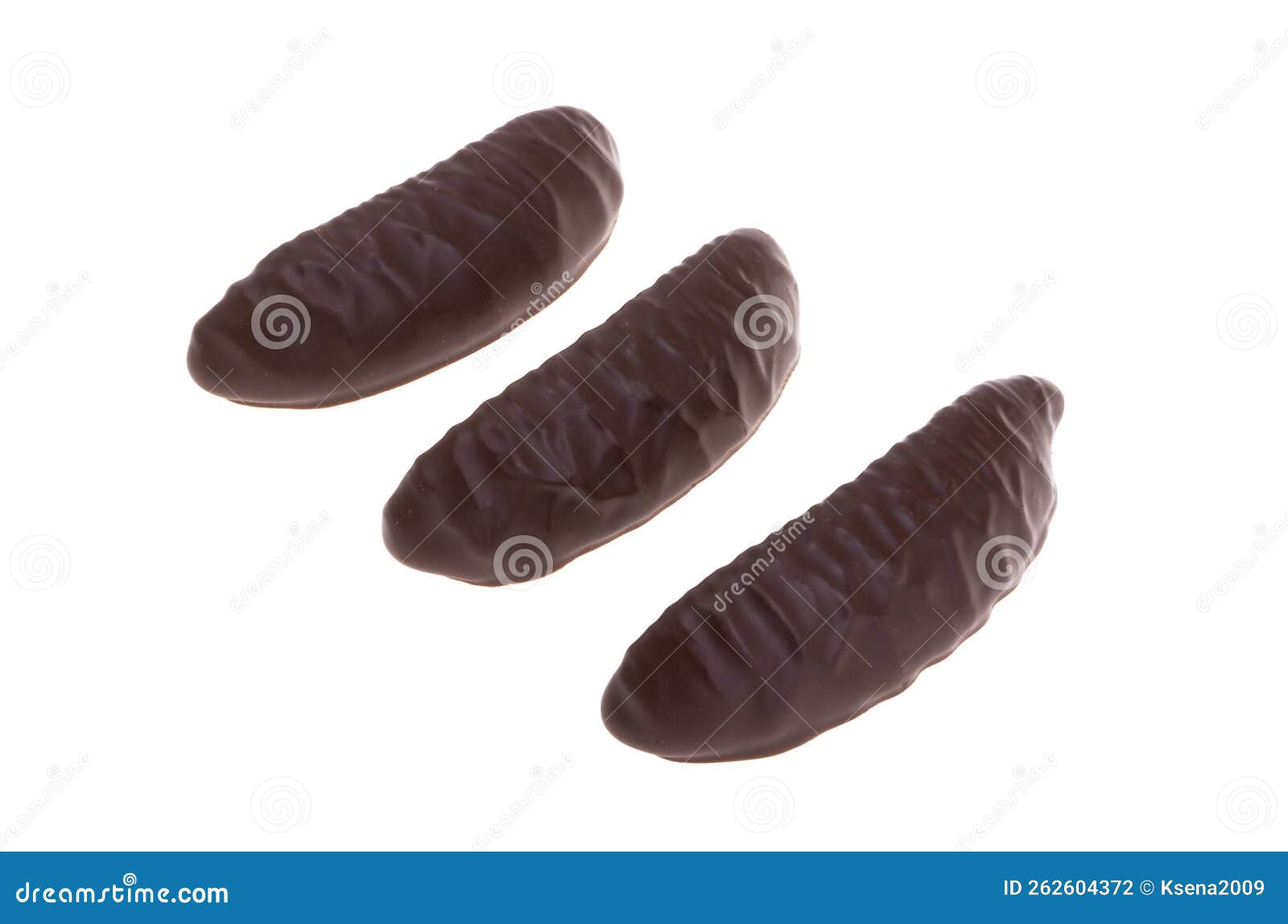 Chocolate Jelly Candies Isolated Stock Photo - Image of sugary, sugar ...