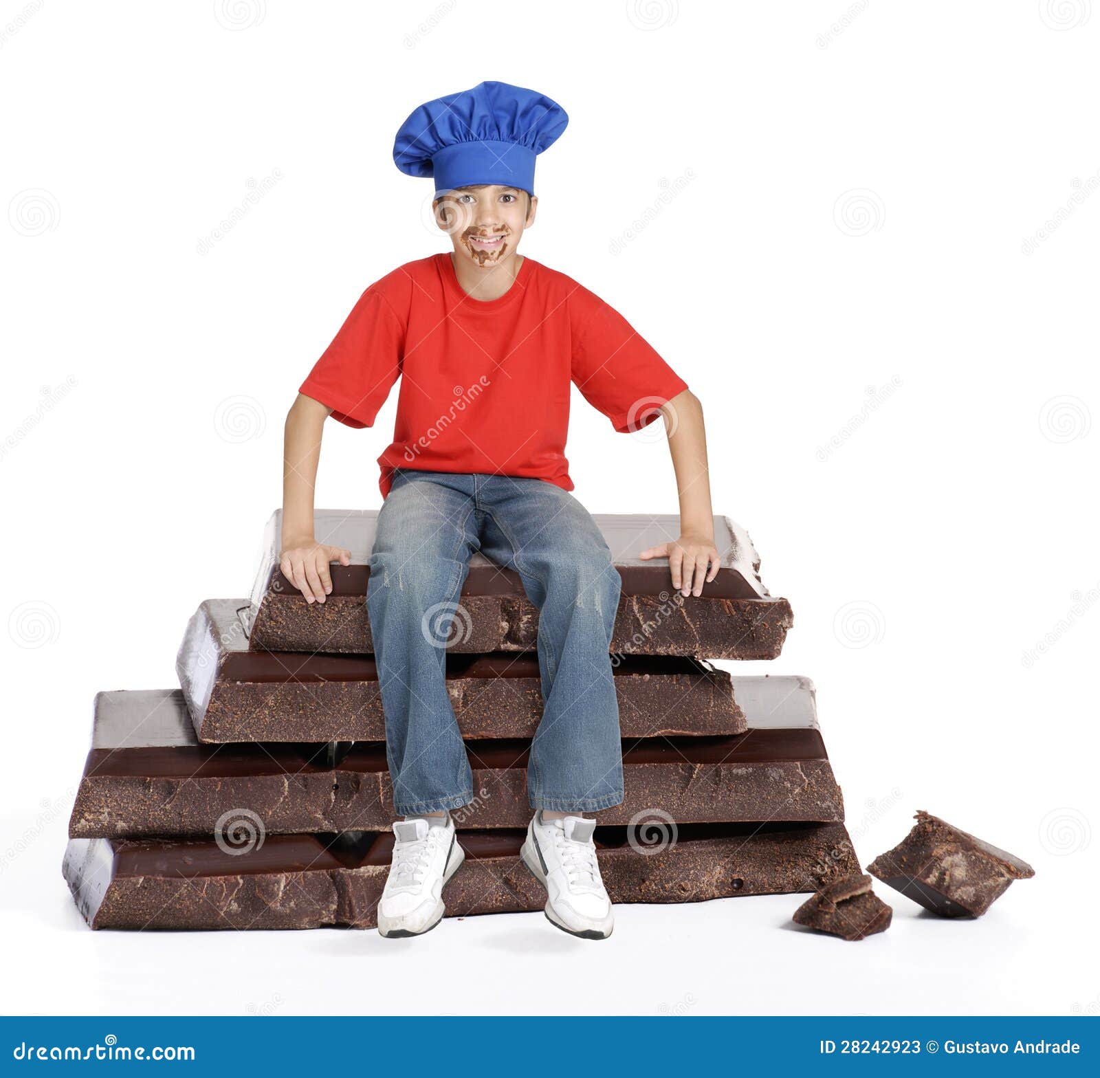 Chocolate kid. stock image. Image of dessert, fresh, ingredients - 28242923